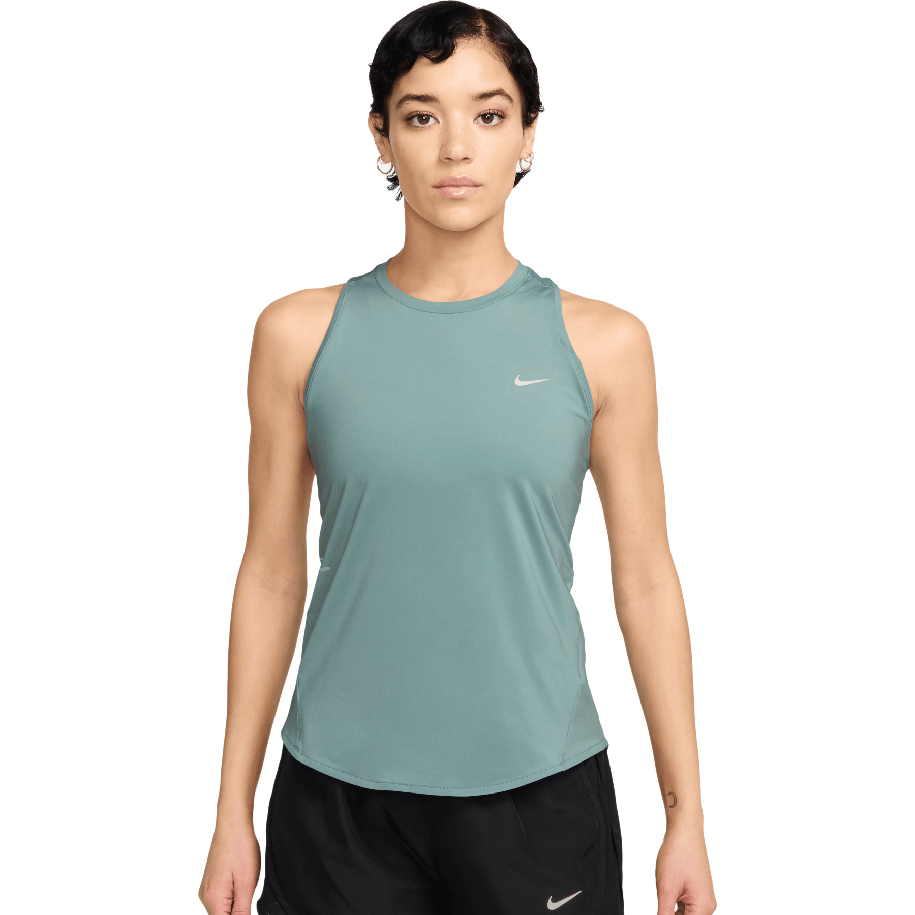 Nike Swift Dri-Fit Running Tank Top Women - cannon/reflective silver HQ0620-017