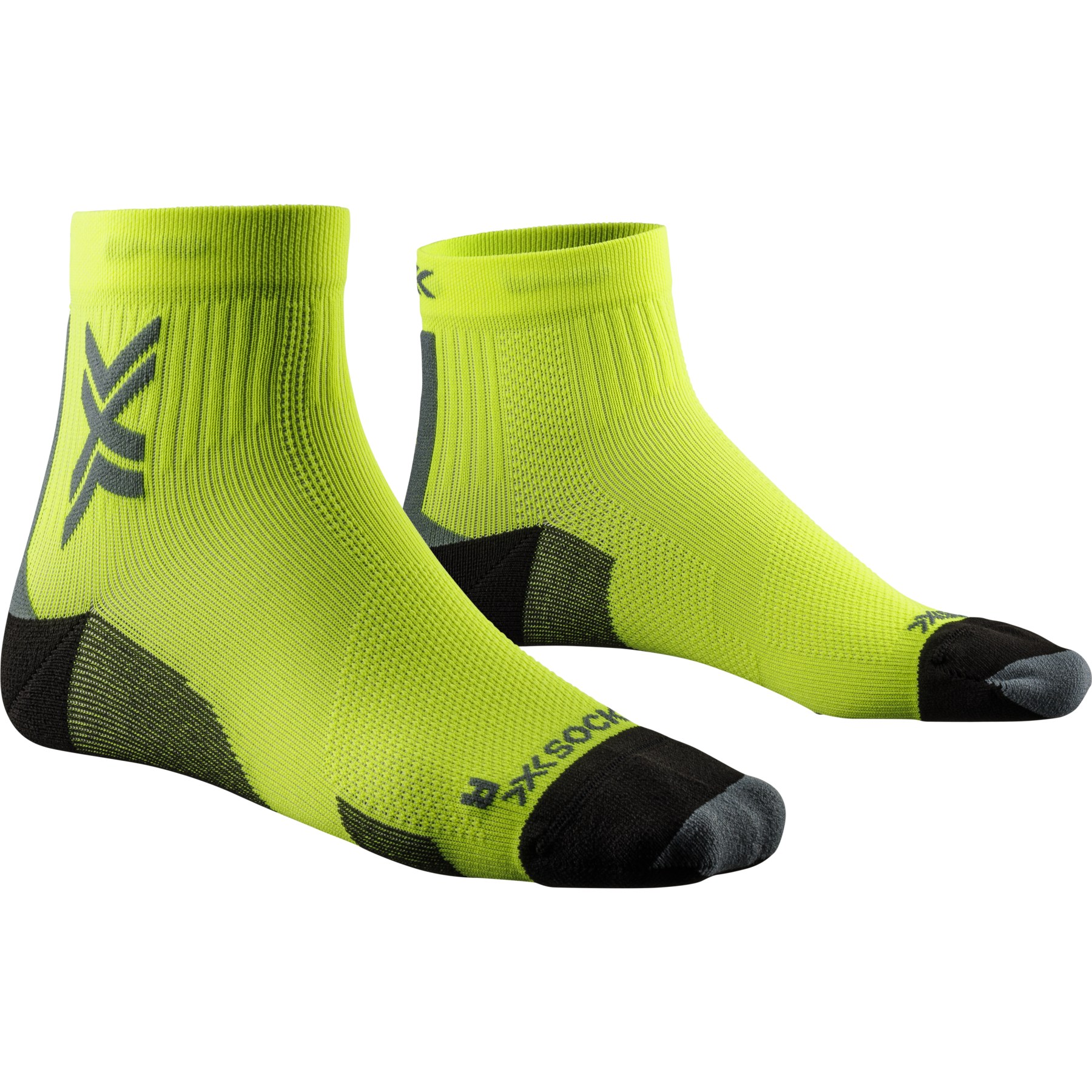 X-Socks Run Discovery Hardloopsokken Heren - fluo yellow/opal black ...