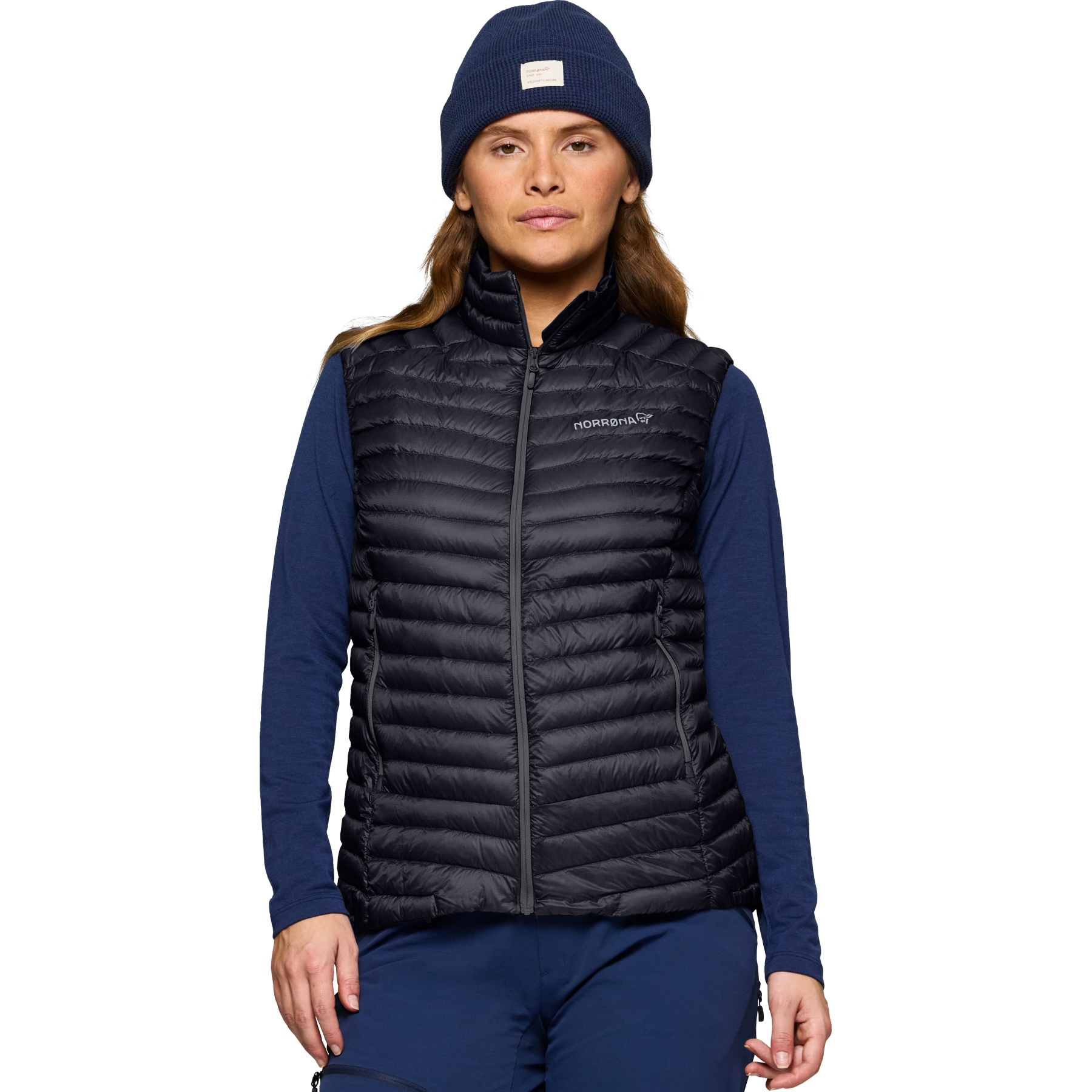 Norrona trollveggen down800 Super Light Vest Women - Caviar Black | BIKE24