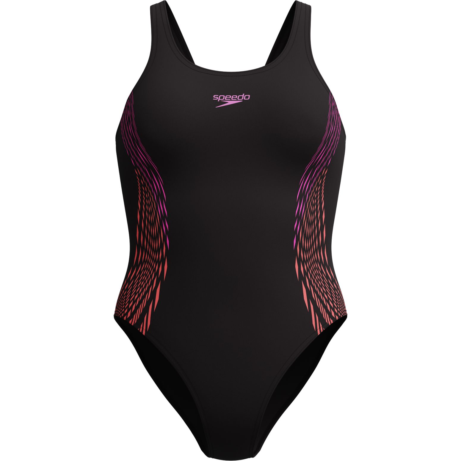 Speedo Placement Muscleback Swimsuit Women - neon violet | BIKE24