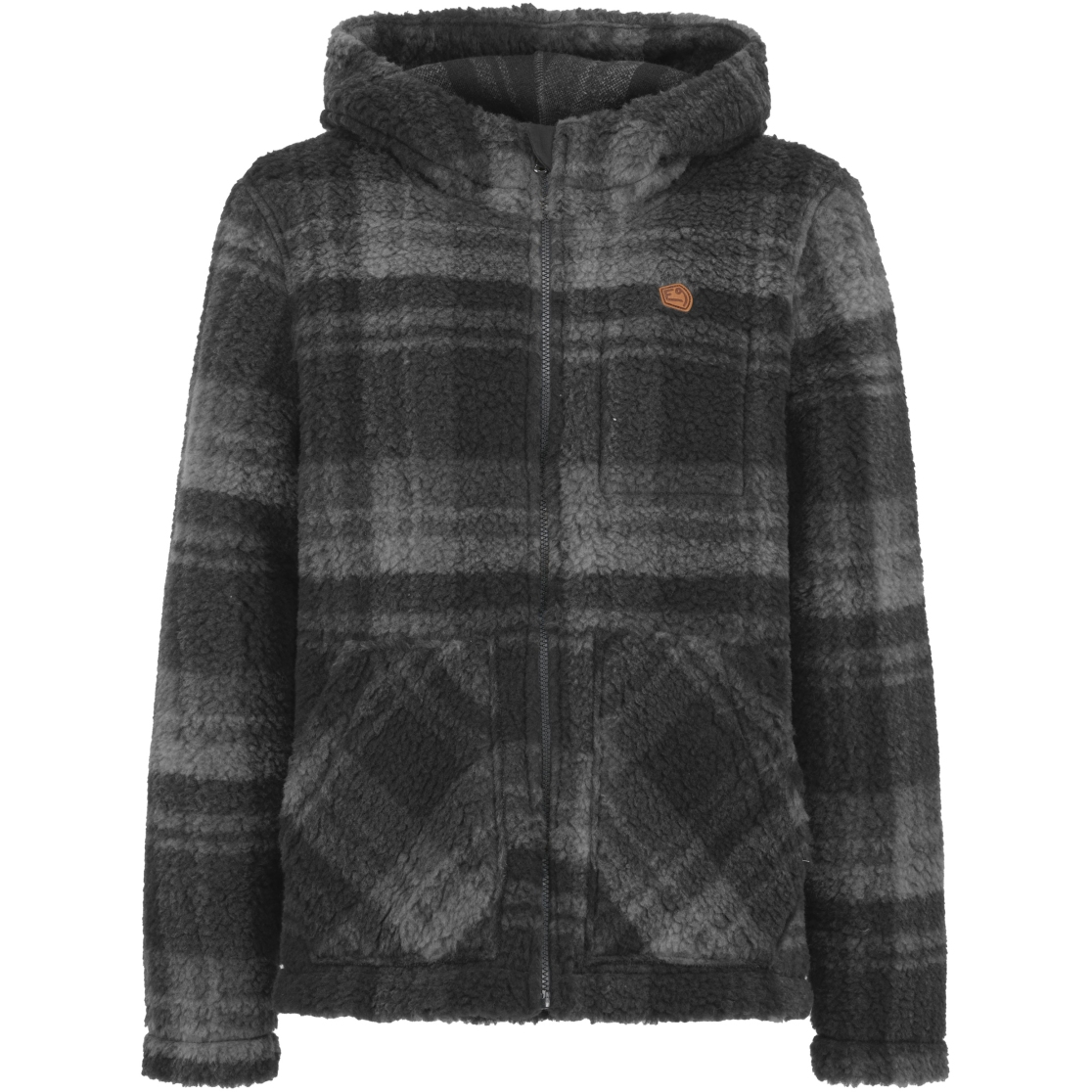 E9 Marcin Knit Jacket Men - Dark Grey Tartan | BIKE24