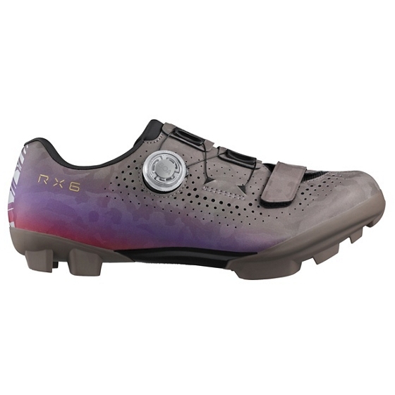 Shimano SH-RX600 Gravel Bike Shoes Women - Gray/Purple | BIKE24