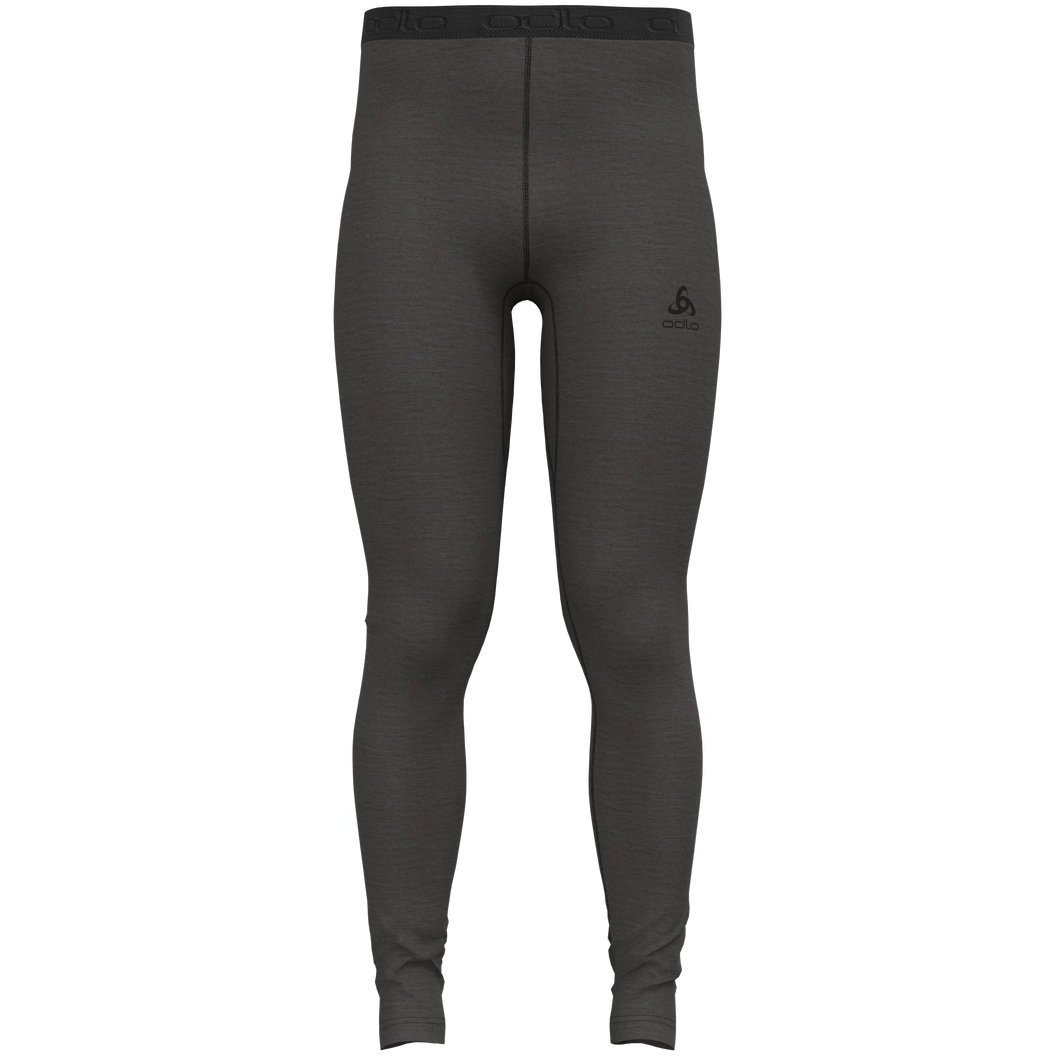 Odlo Performance Wool 150 Base Layer Bottoms Men - dark grey melange ...