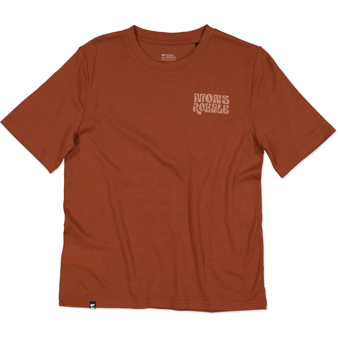 Mons Royale Camiseta Mujer - Icon Merino - sienna | BIKE24
