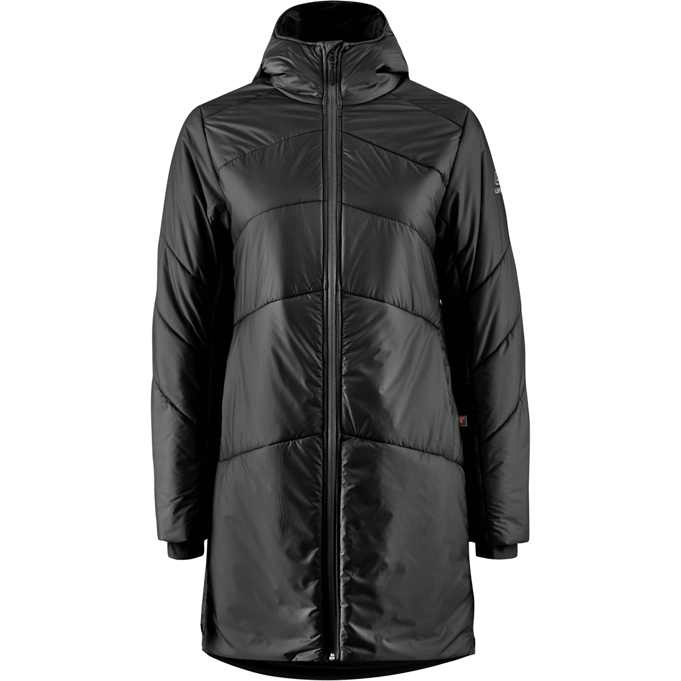 Löffler Esprit Primaloft 170 Hooded Long Thermo-Jacket Women - black 990