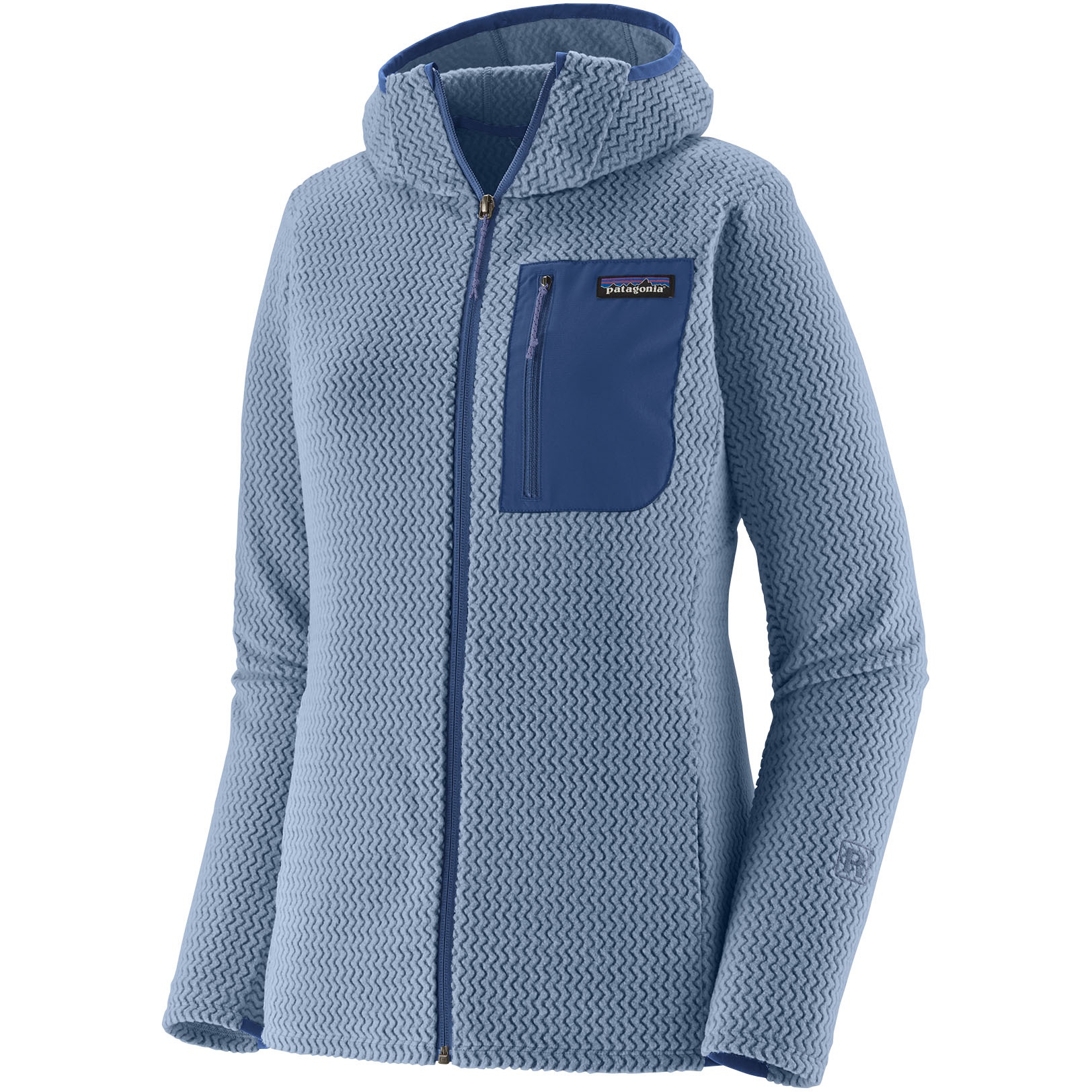 Patagonia R1 Air Hoody Fleece Jas Dames - Barnacle Blue | BIKE24