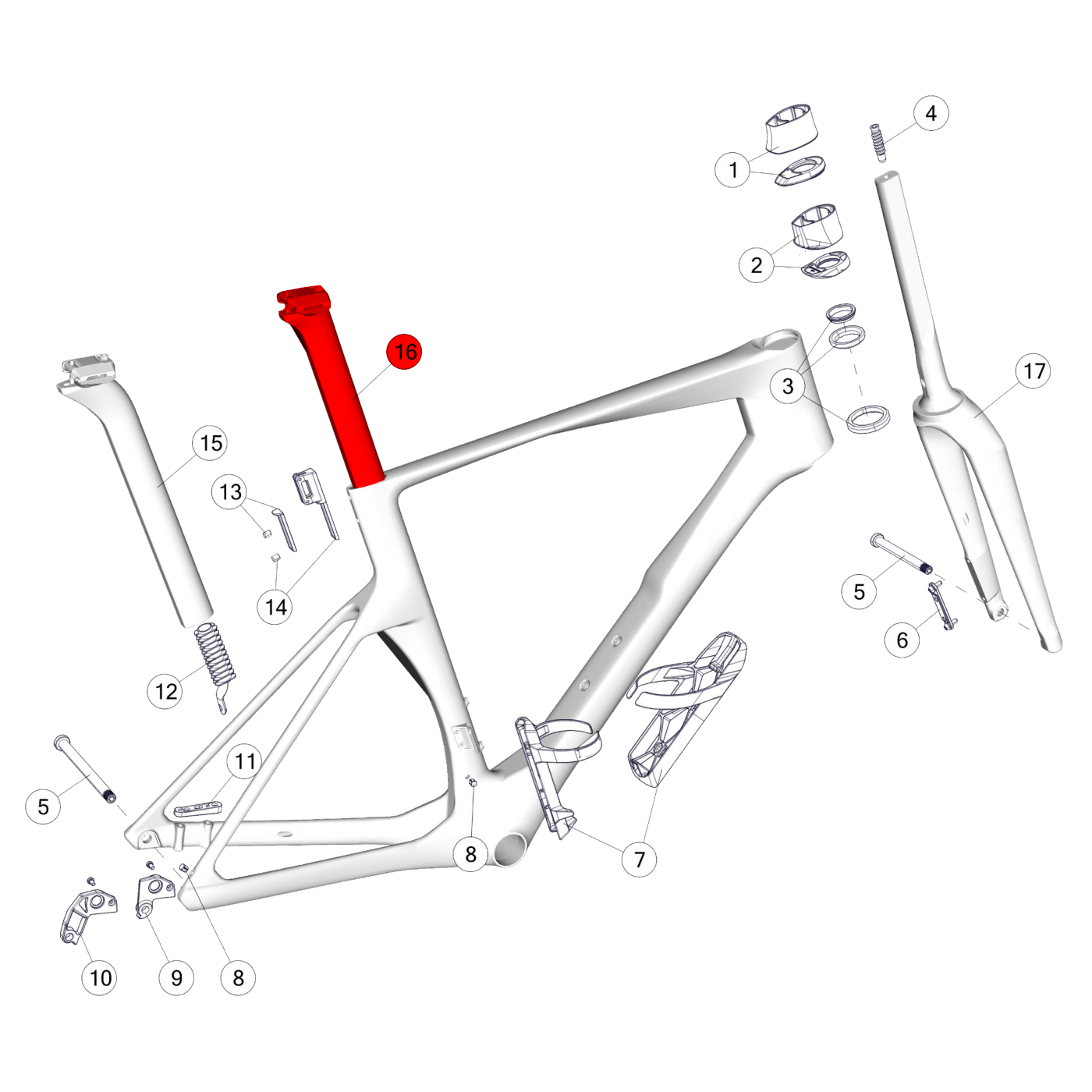 BMC Seatpost for Teammachine R01 - 10mm Offset | BIKE24