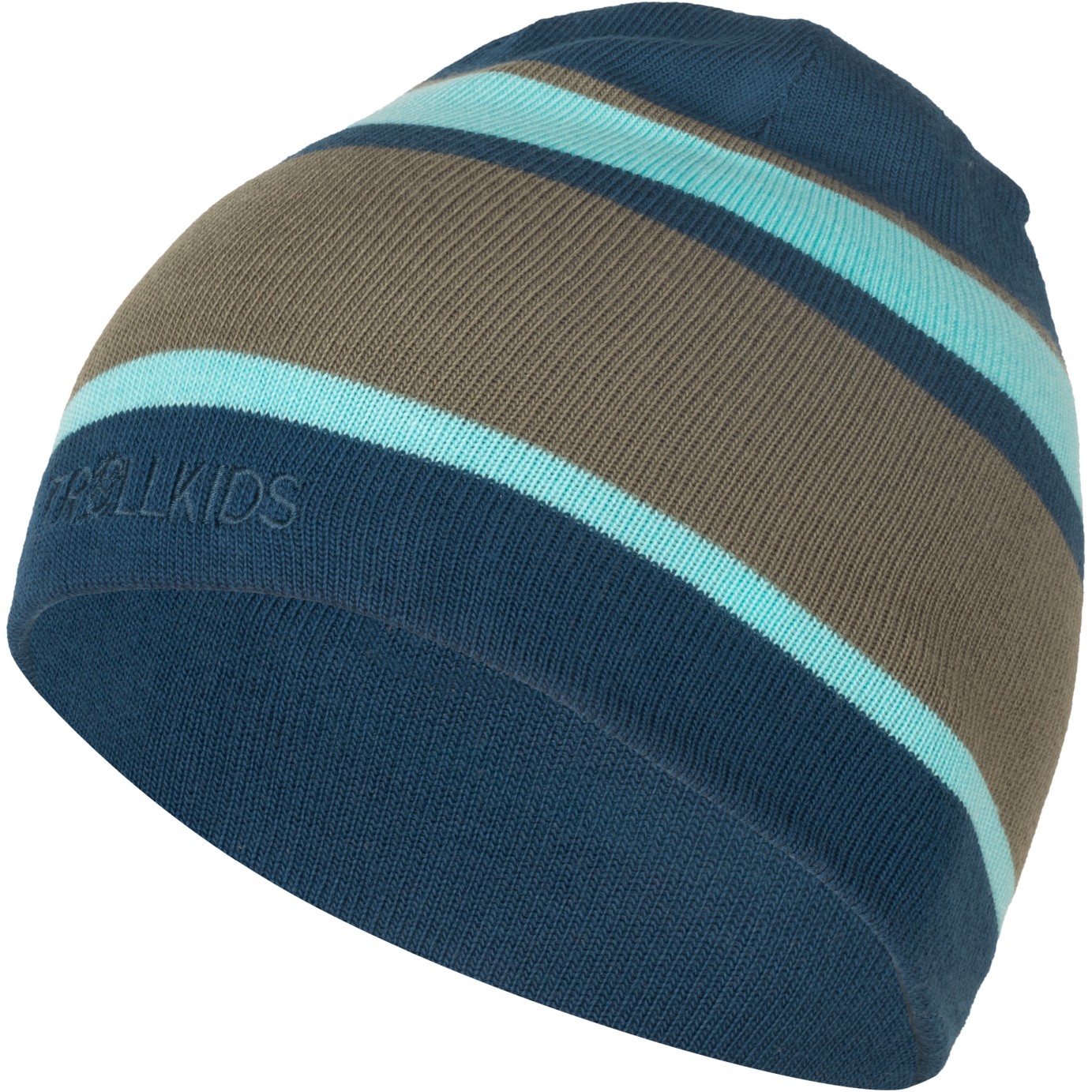 Trollkids Nordland Reversible Cap Kids - Pine Green/Arctic Blue/Mystic Blue