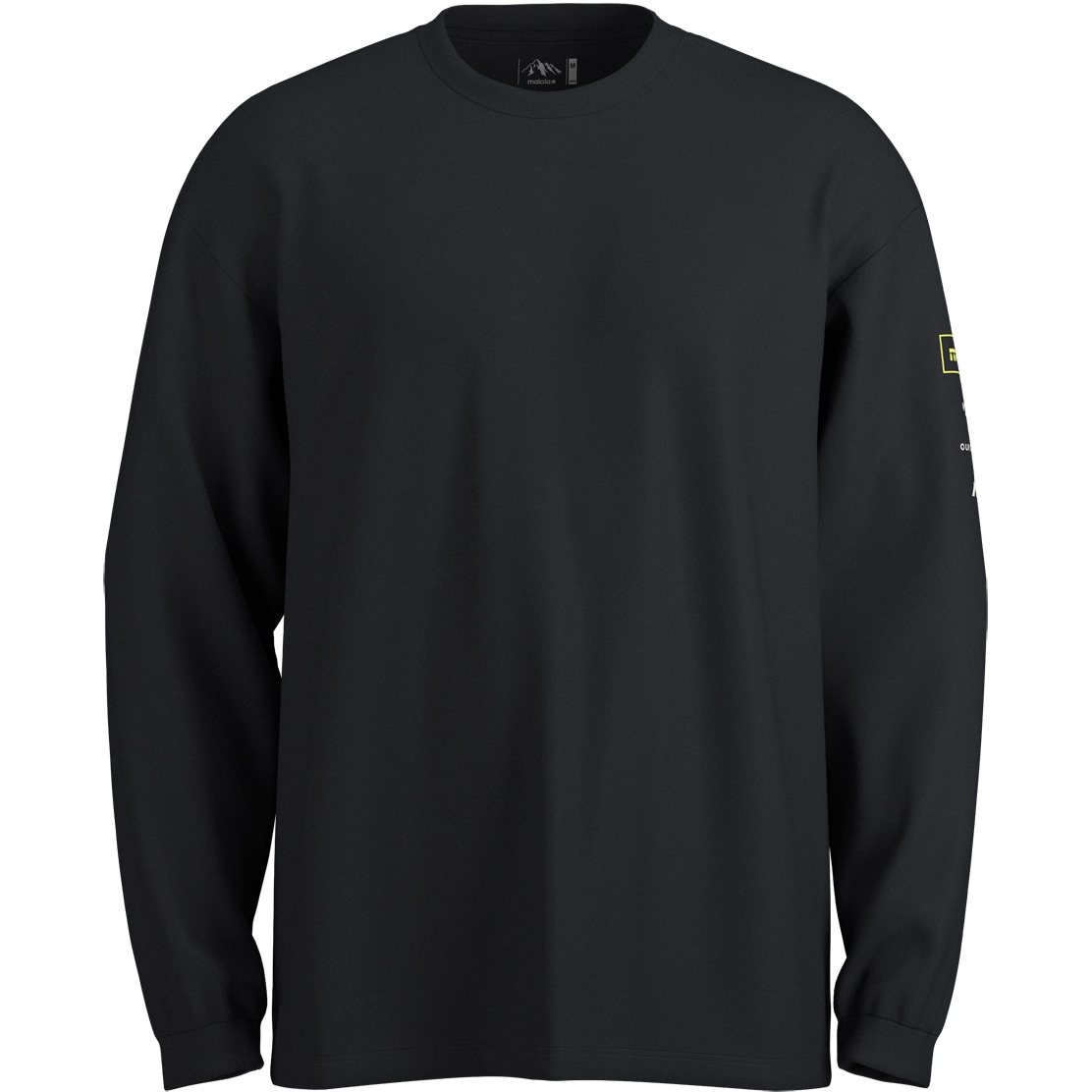 Maloja SaccaroM. Heavy Organic Cotton Tee Men - deep black 8833 | BIKE24