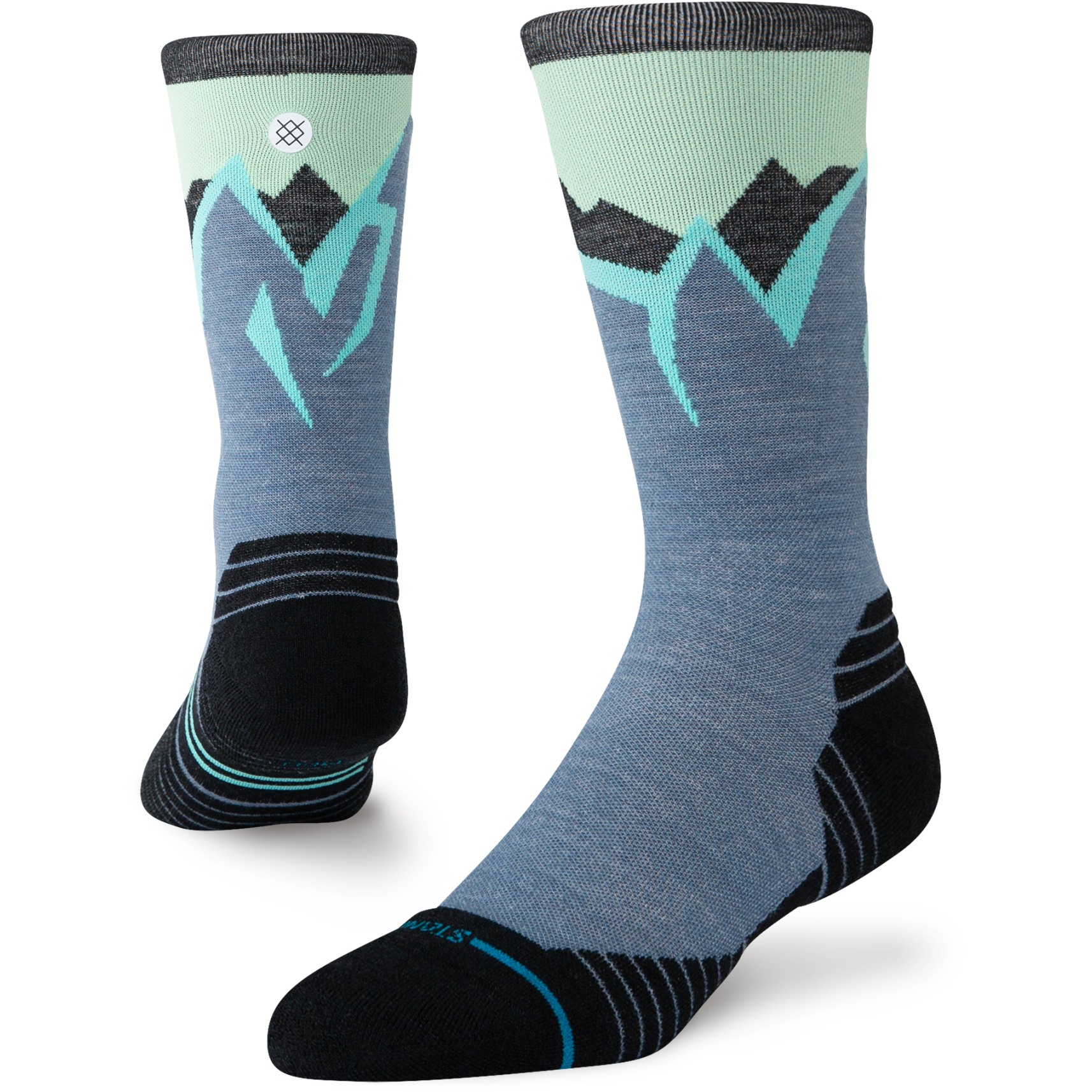Stance Icy Mountain Light Wool Crew Socks Unisex - indigo | BIKE24