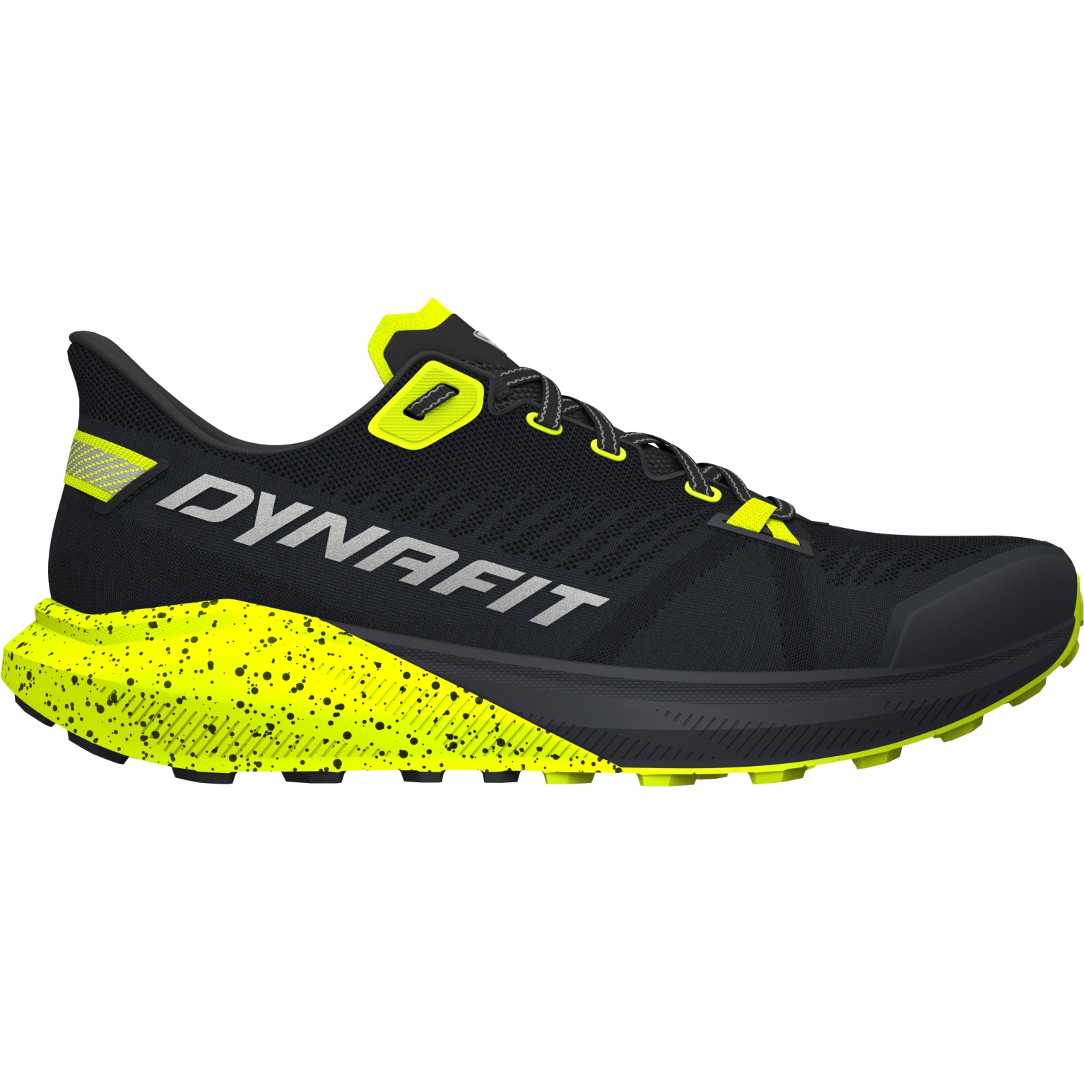 Dynafit Trail Reflective Hardloopschoenen Heren - Black Out/Fluo Yellow