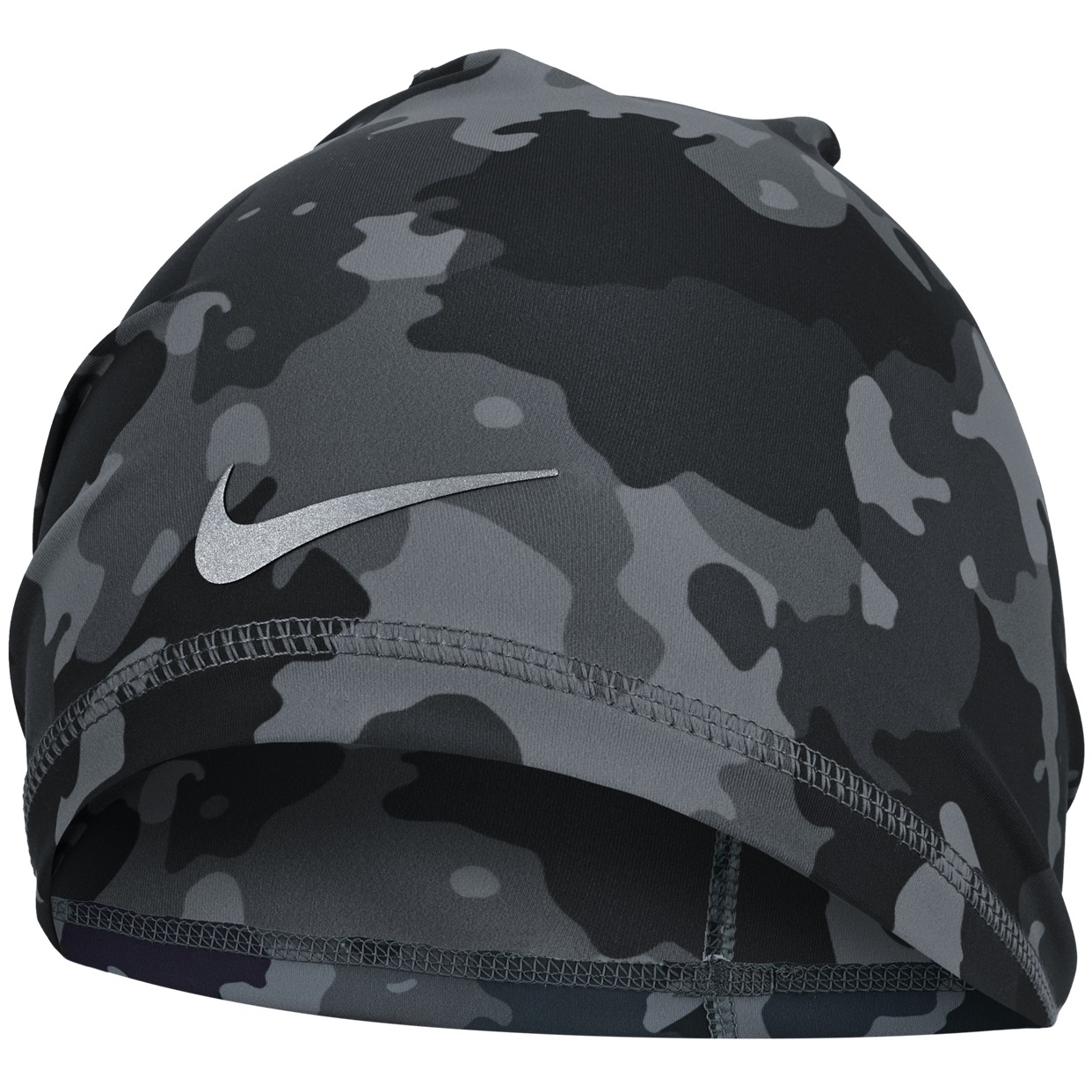 Nike Gorro de Punta Unisex - Peak Dri-Fit Uncuffed - smoke grey/silver 089