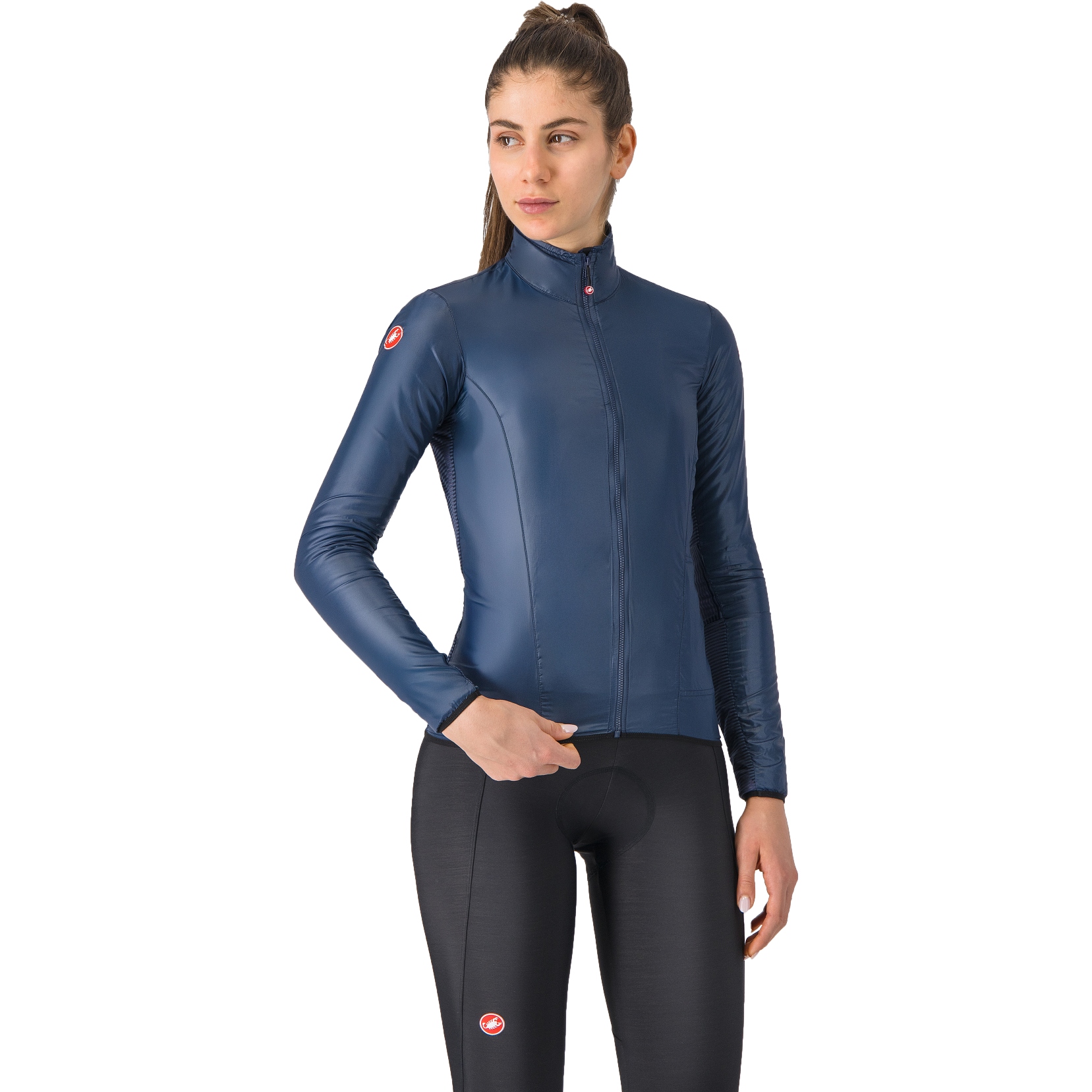Castelli Aria Shell Jacket Women - belgian blue 424 | BIKE24