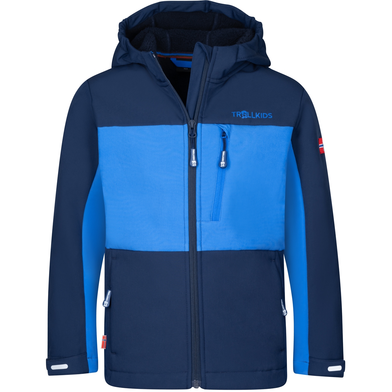 Trollkids Bergsfjord Jacke Kinder - Navy/Electric Blue | BIKE24