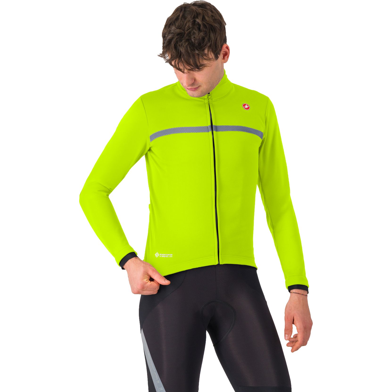 Castelli Estremo 2 Jacket Men - yellow fluo 032 | BIKE24