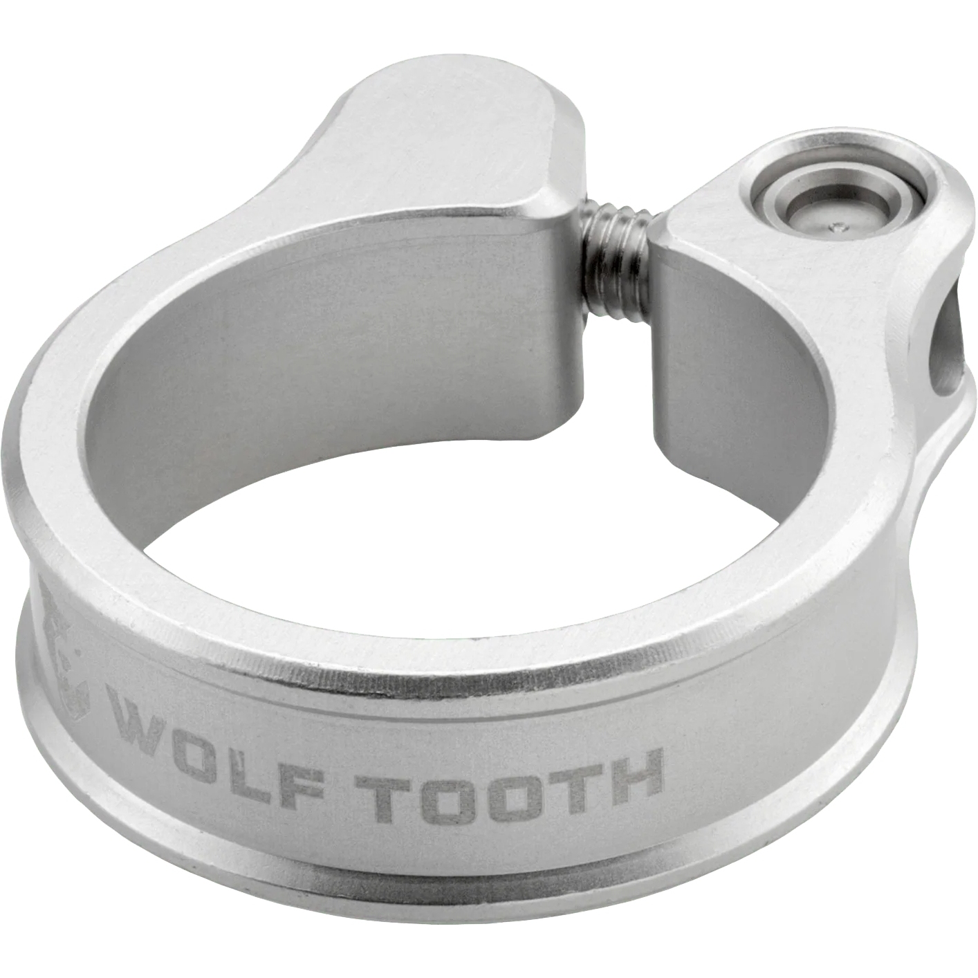 Wolf Tooth Seatclamp - 39.7mm - raw silver | BIKE24