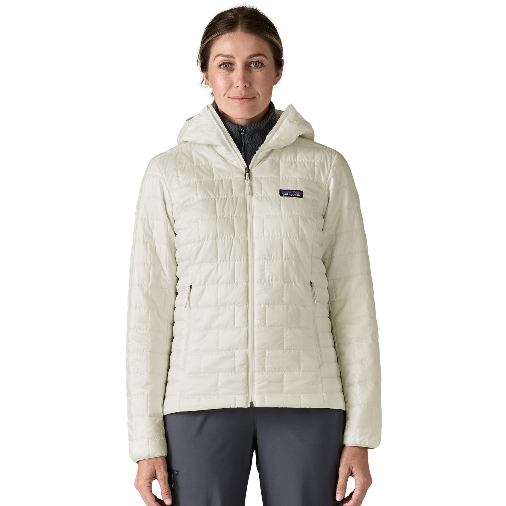 Patagonia Nano Puff Hoody Women - Birch White | BIKE24