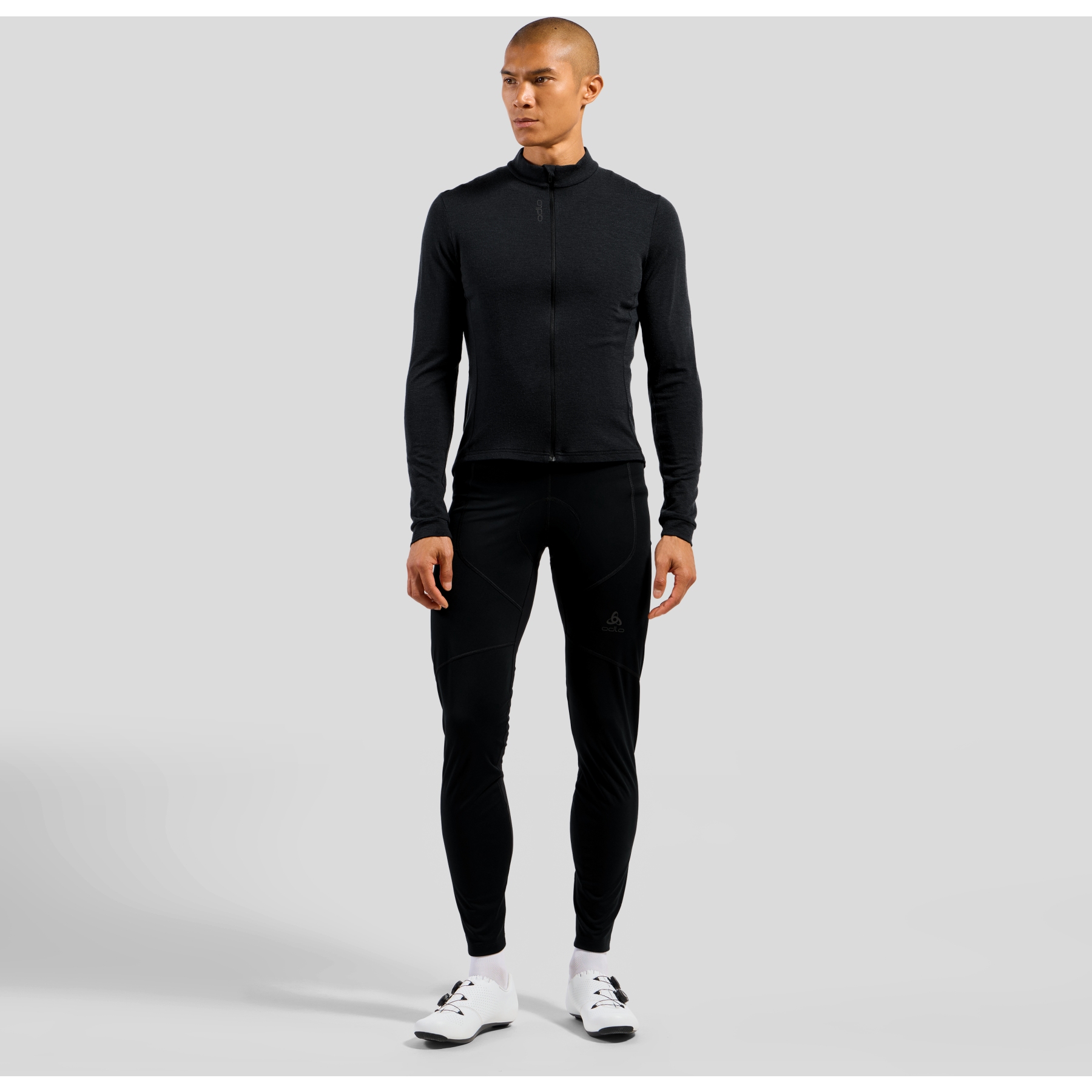 Odlo Performance Wool Long Sleeve Cycling Jersey Men black BIKE24
