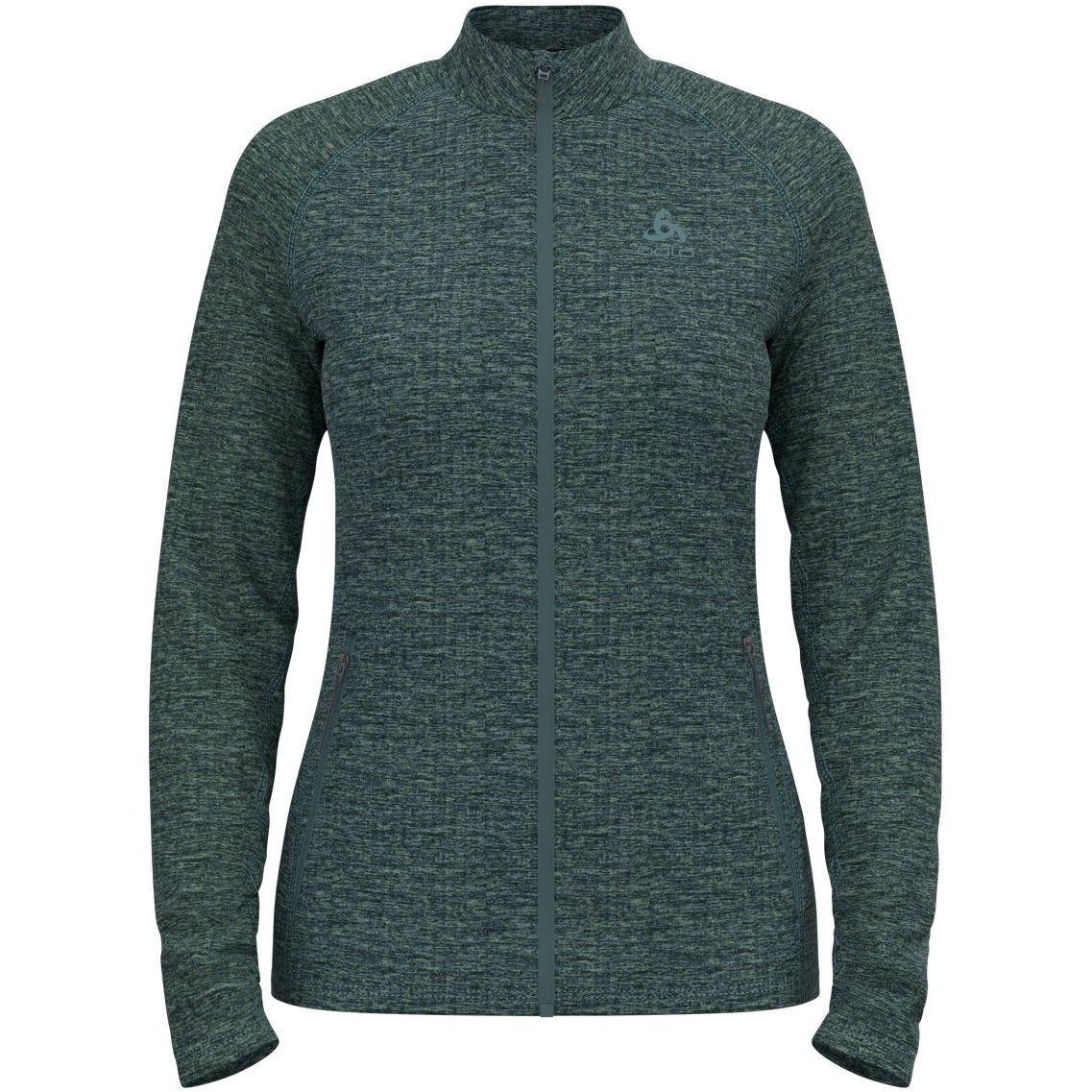 Odlo Tencia Mid Layer Jacket Women - arctic melange | BIKE24