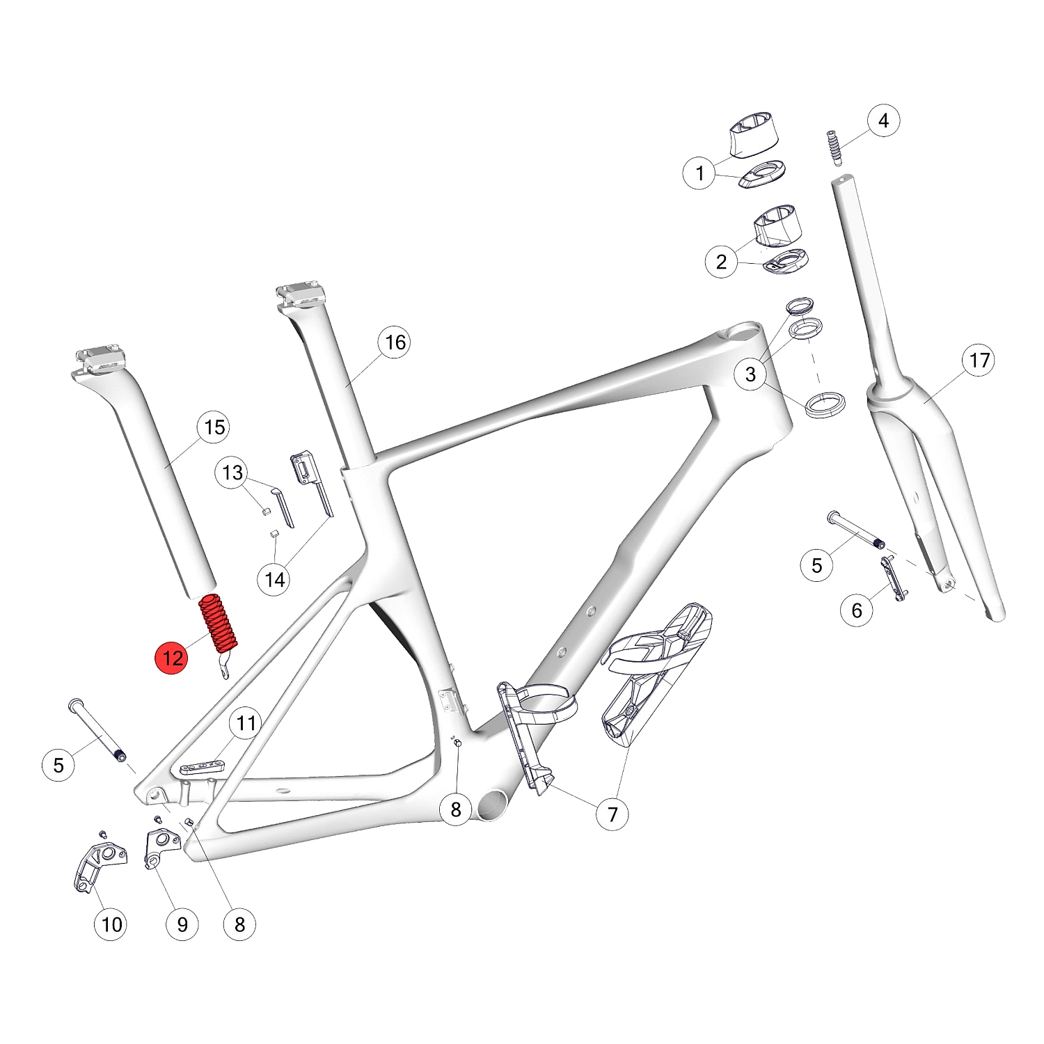 BMC Seatpost Battery Holder for Teammachine R 01 - 30006280 | BIKE24
