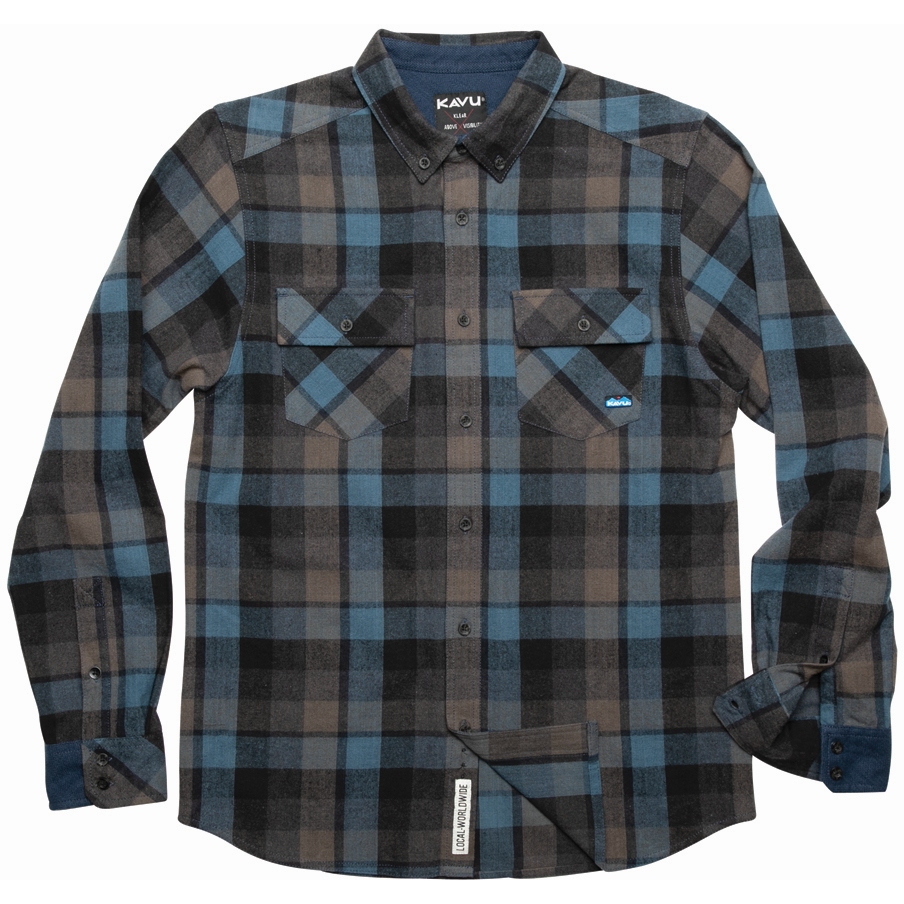 KAVU Buffaroni Overhemd Heren - Raven | BIKE24