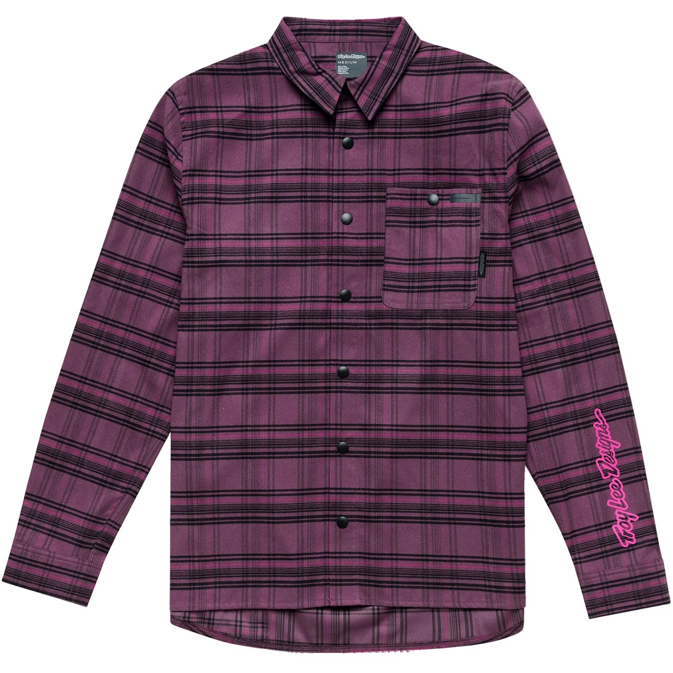 Troy Lee Designs Grind Flannel Shirt Men - Yd Plaid Deep Purple | BIKE24