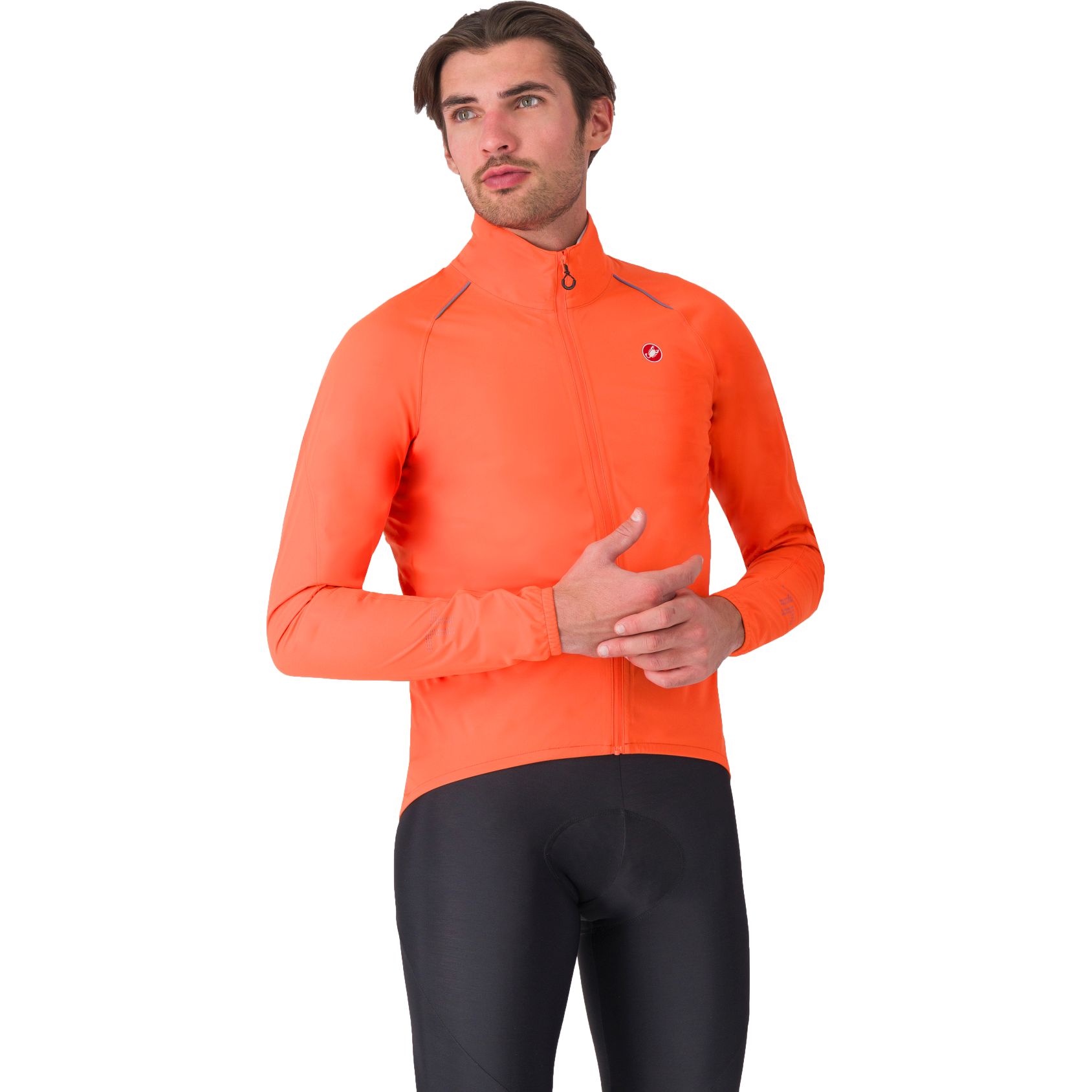 Castelli Emergency 3 Rain Jacket Men - brilliant orange 034 | BIKE24