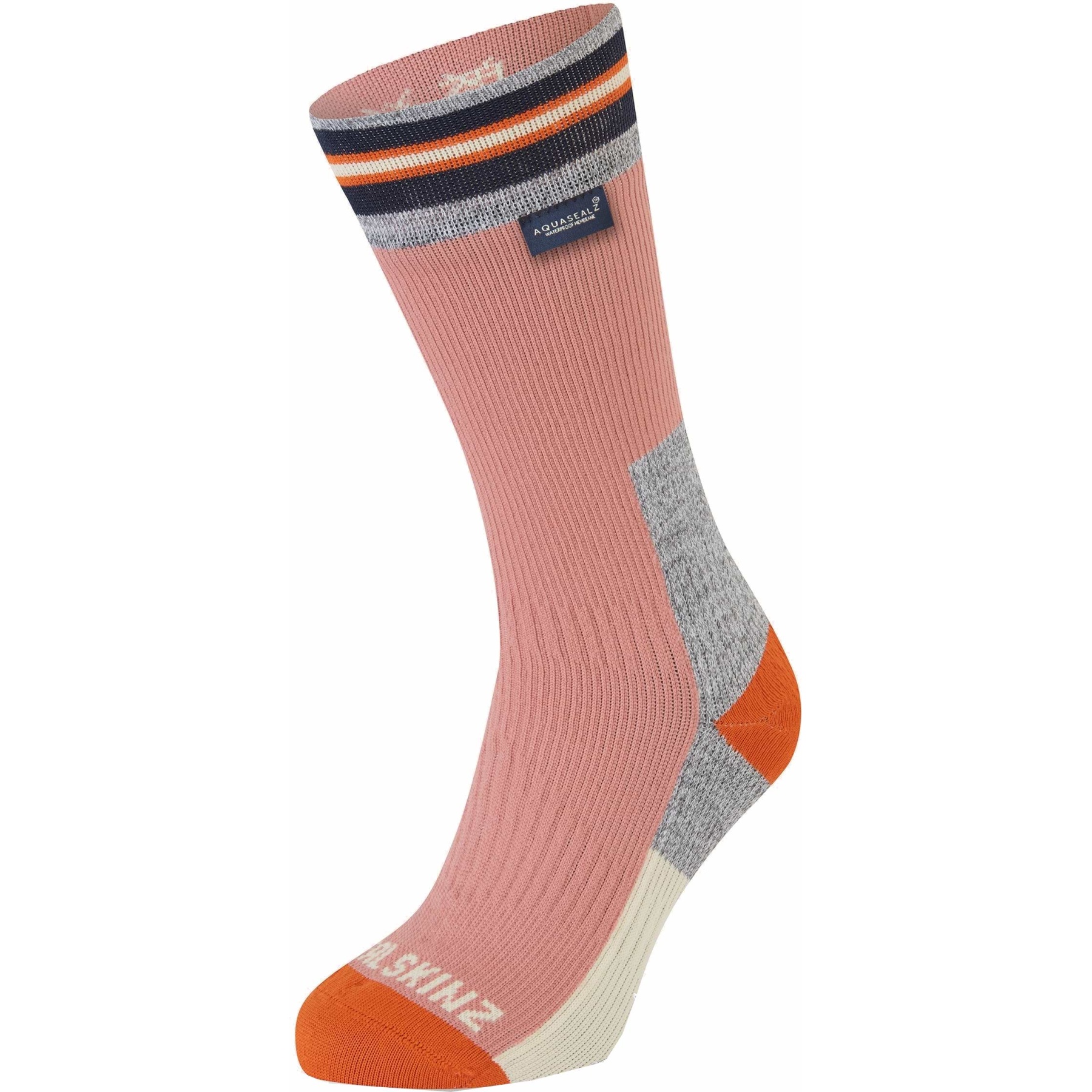 SealSkinz Surlingham Waterproof Mid Length Socks - Pink | BIKE24