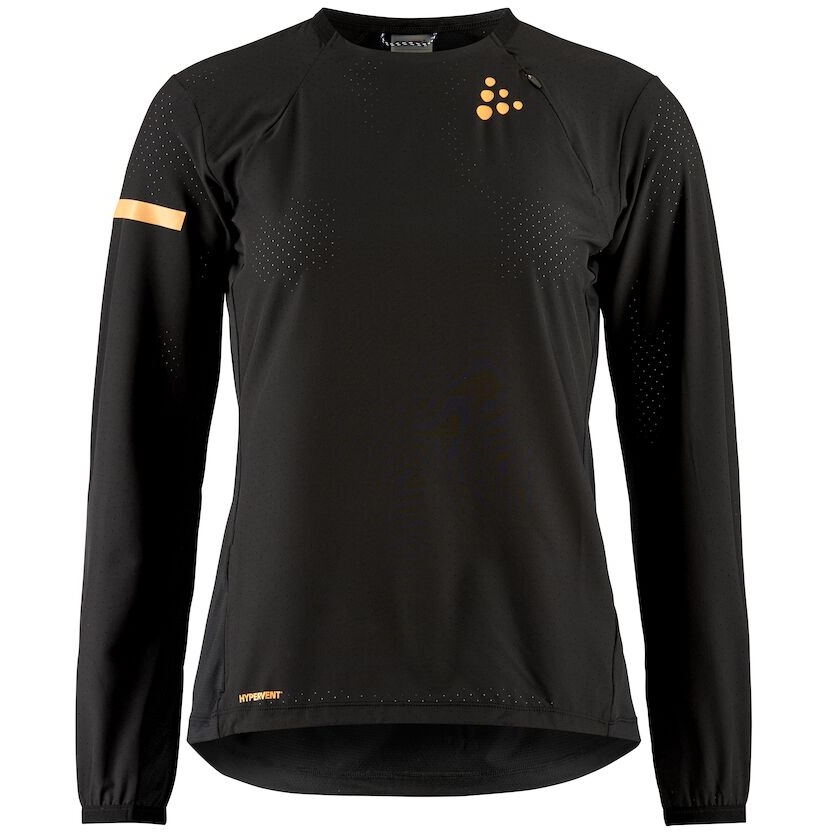 CRAFT Pro Hypervent Wind Longsleeve Top 2 Women - Black | BIKE24