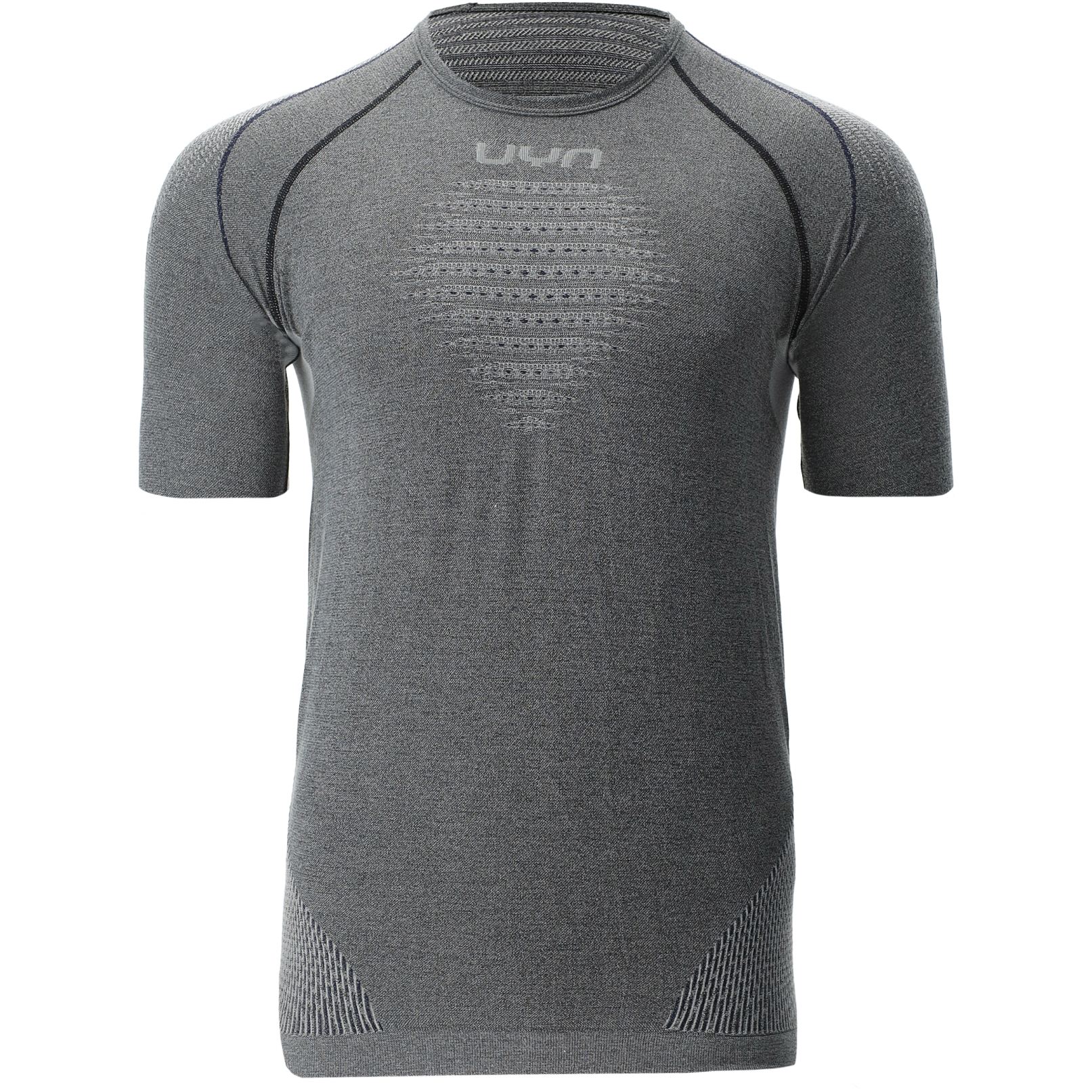 UYN Evolutyon Biotech Melange Hemd met Korte Mouwen Heren - Dark Grey ...