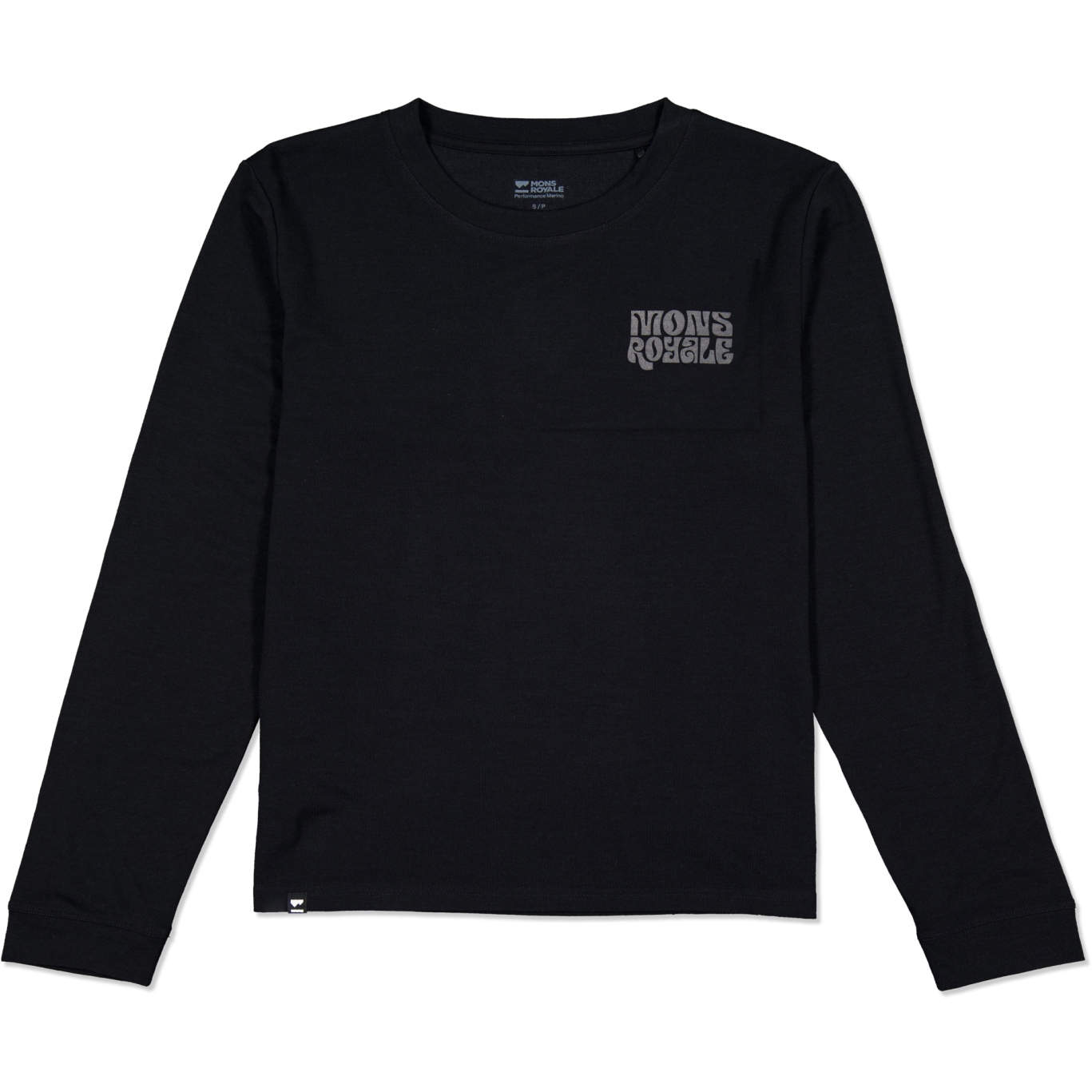 Mons Royale Icon Merino Long Sleeve Women - black 1283 | BIKE24