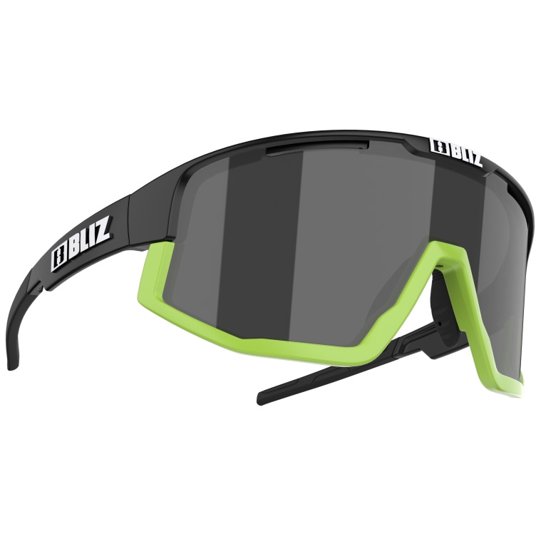 Bliz Fusion Brille - Crystal Black / Brown with Green Multi | BIKE24