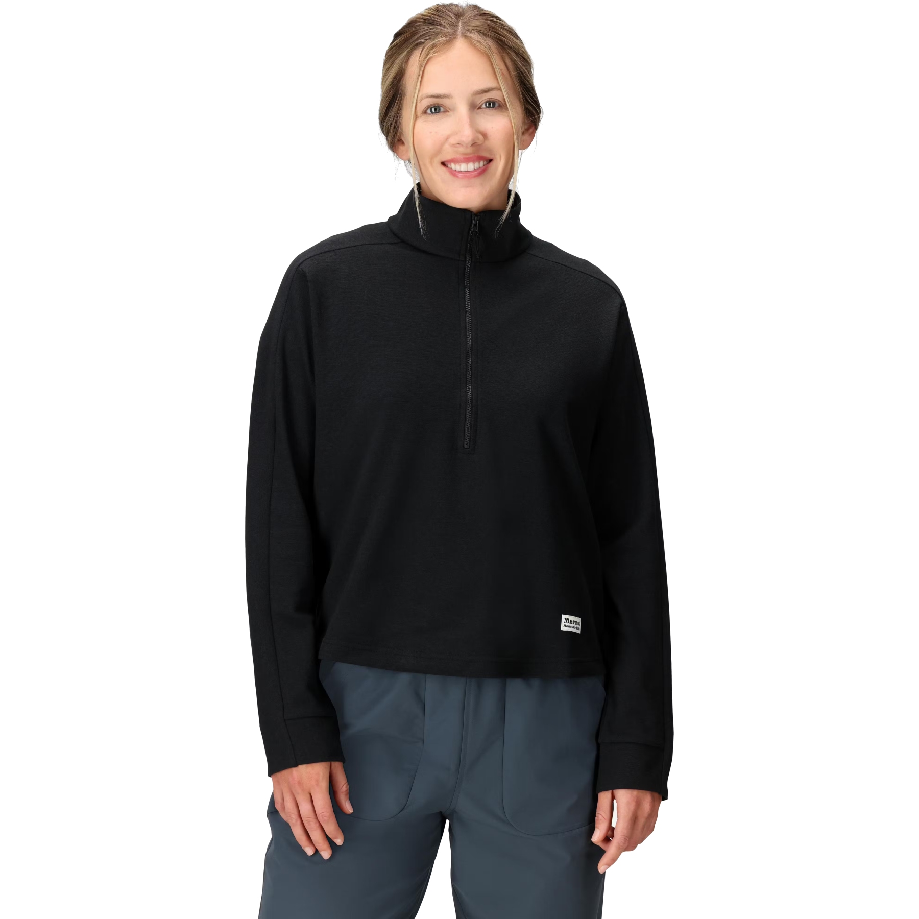 Marmot Redwood Halfzip Trui Dames - zwart | BIKE24