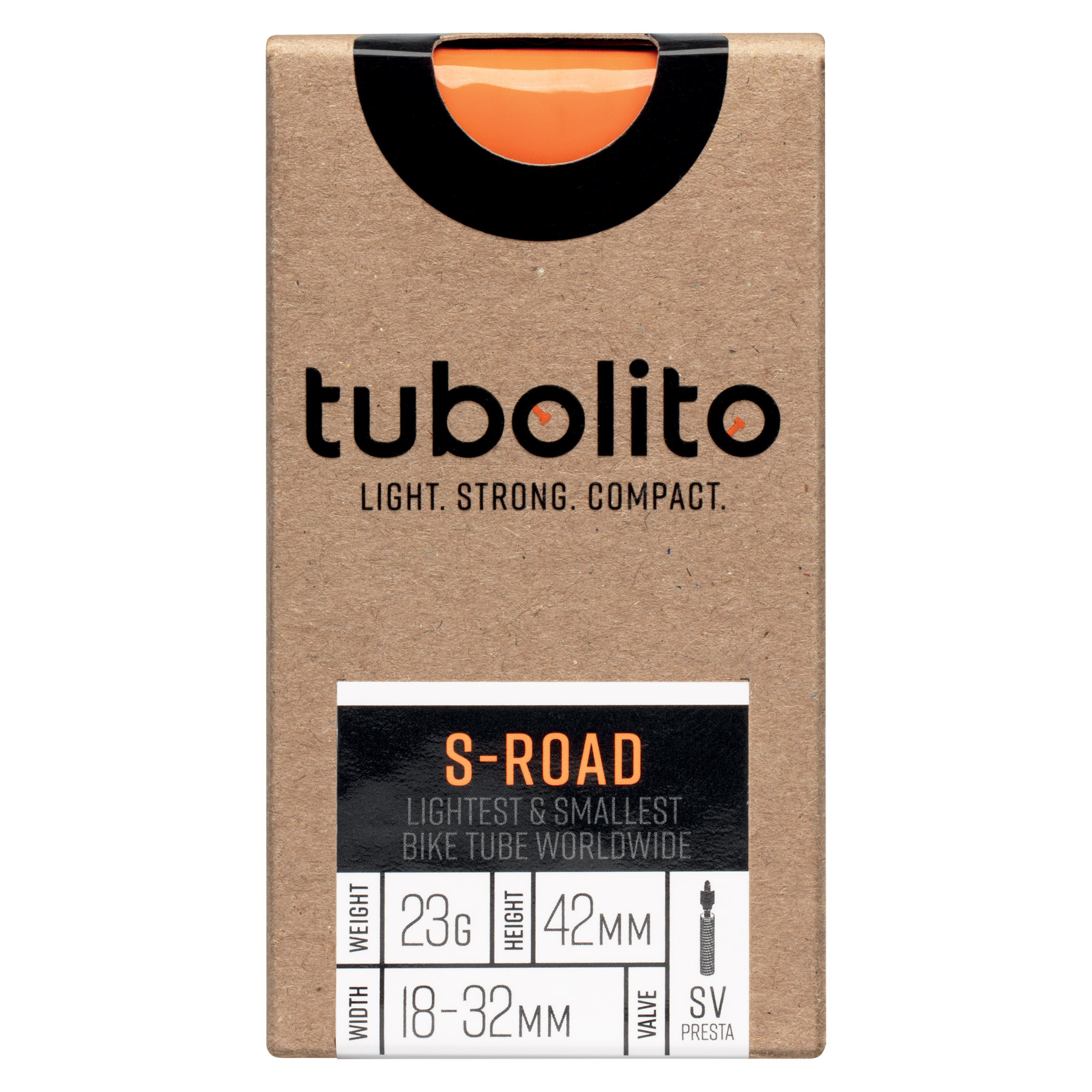 Tubolito S-Tubo Road 700C Slang - zwart - Presta Ventiel | BIKE24