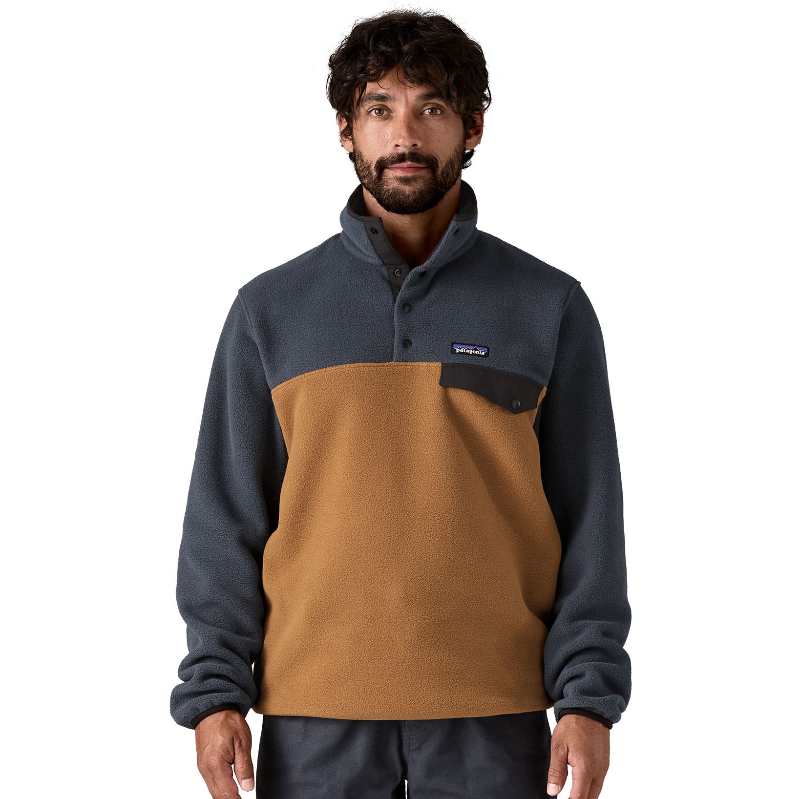Patagonia Lightweight Synchilla Snap-T Fleece Pullover Herren - Deer Brown