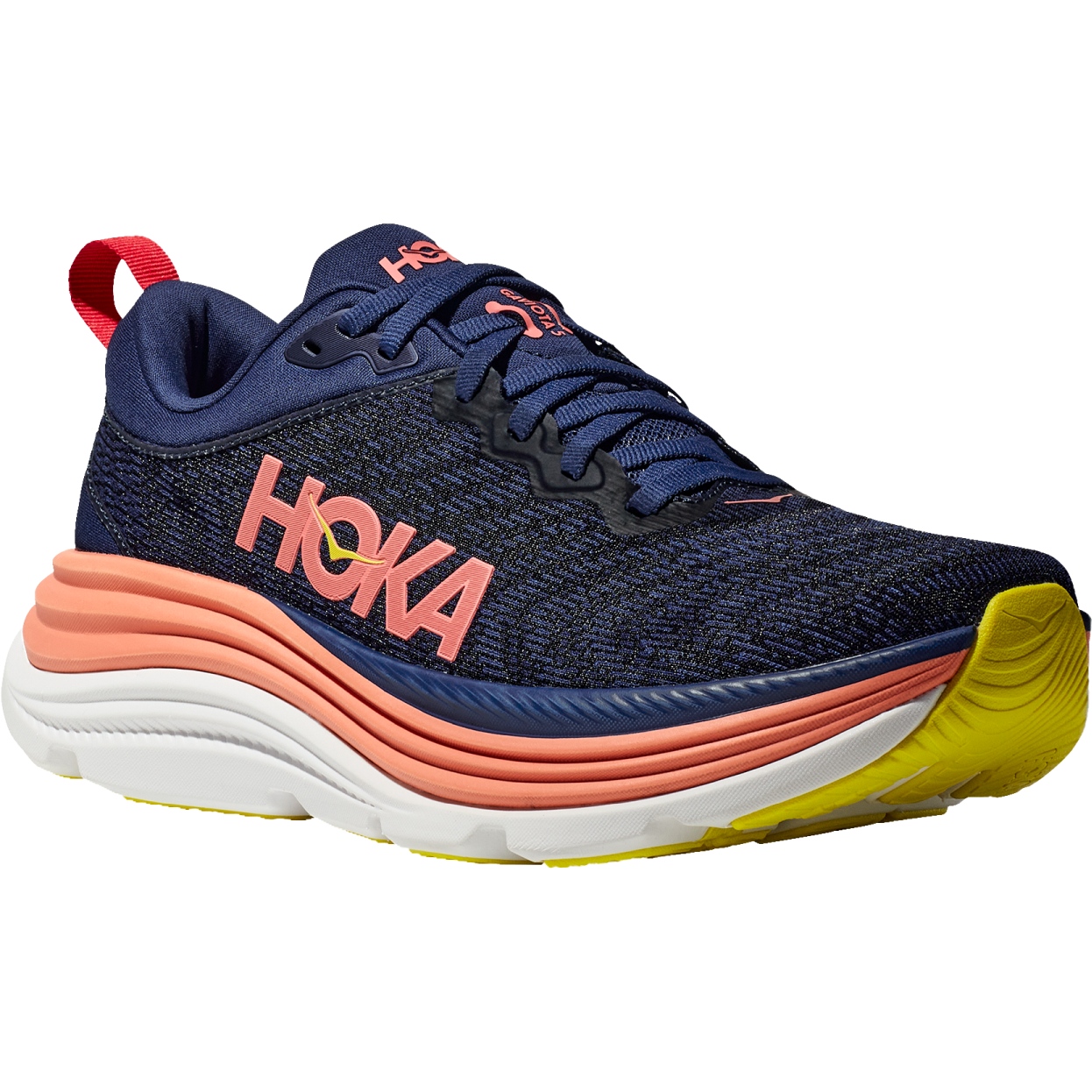 Hoka Gaviota 5 Hardloopschoenen Dames Evening Sky Coral BIKE24