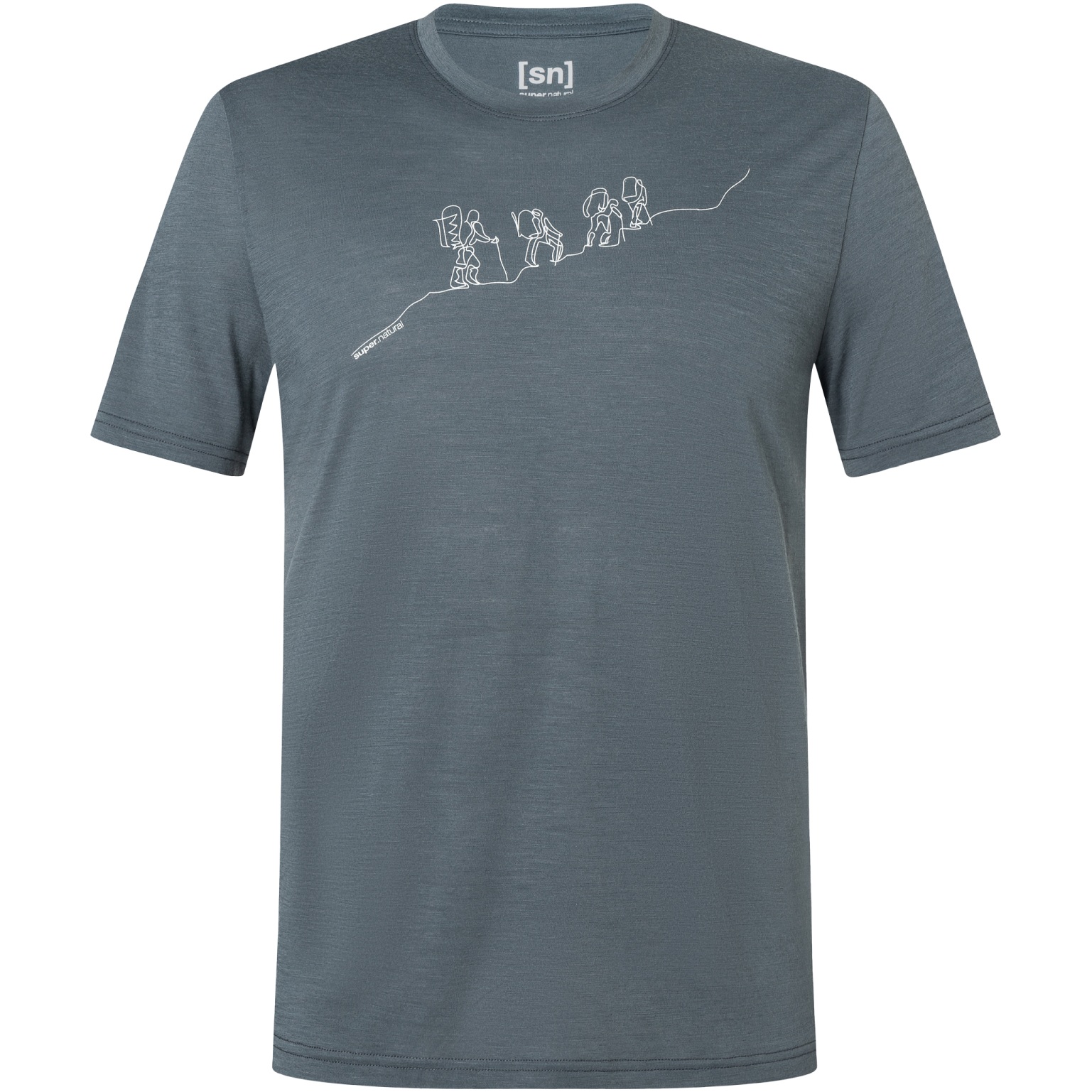 SUPER.NATURAL Carabineri T-Shirt Herren - Flint Stone/Blueberry | BIKE24