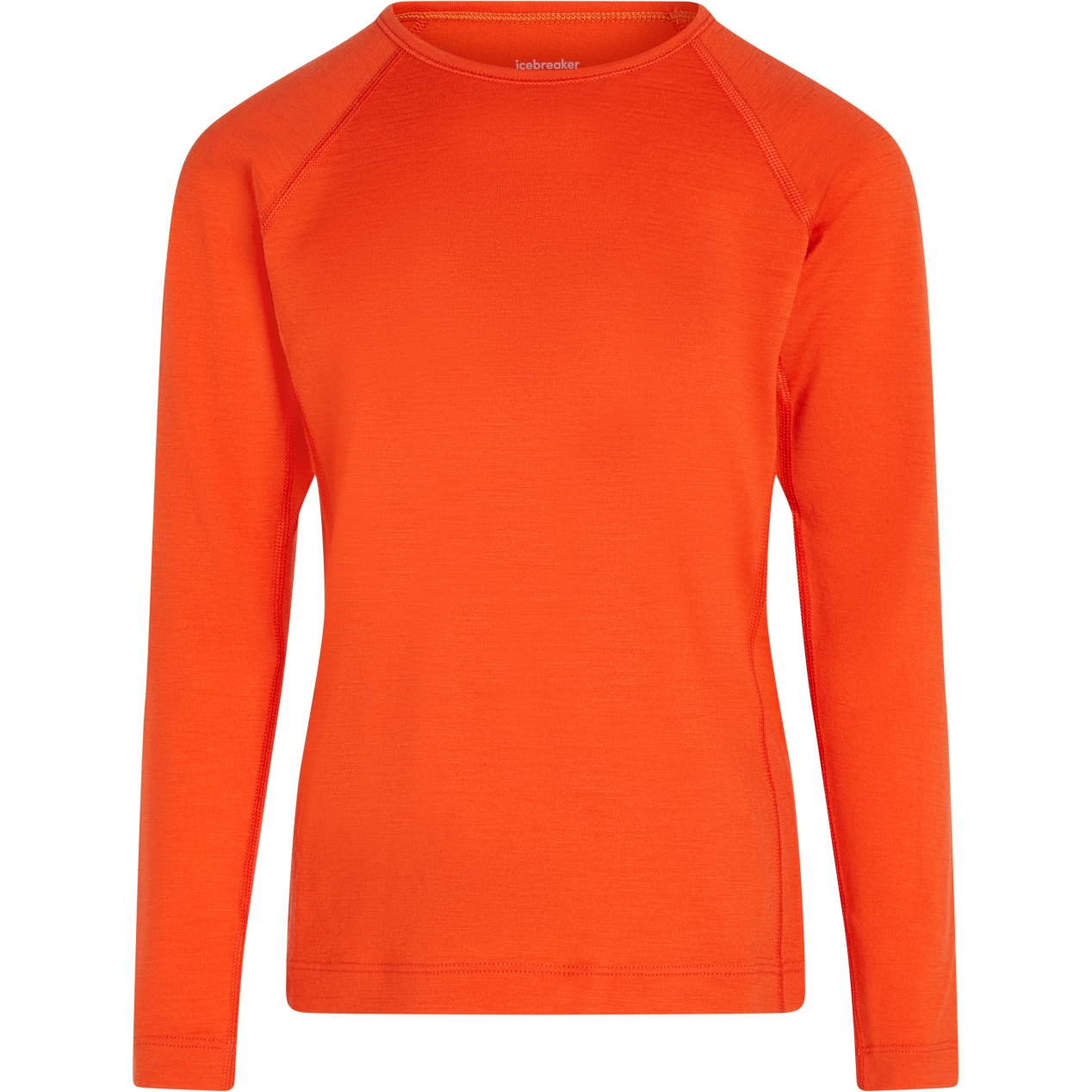 Icebreaker Merino 200 Oasis Long Sleeve Crewe Thermal Top Kids - Fervid