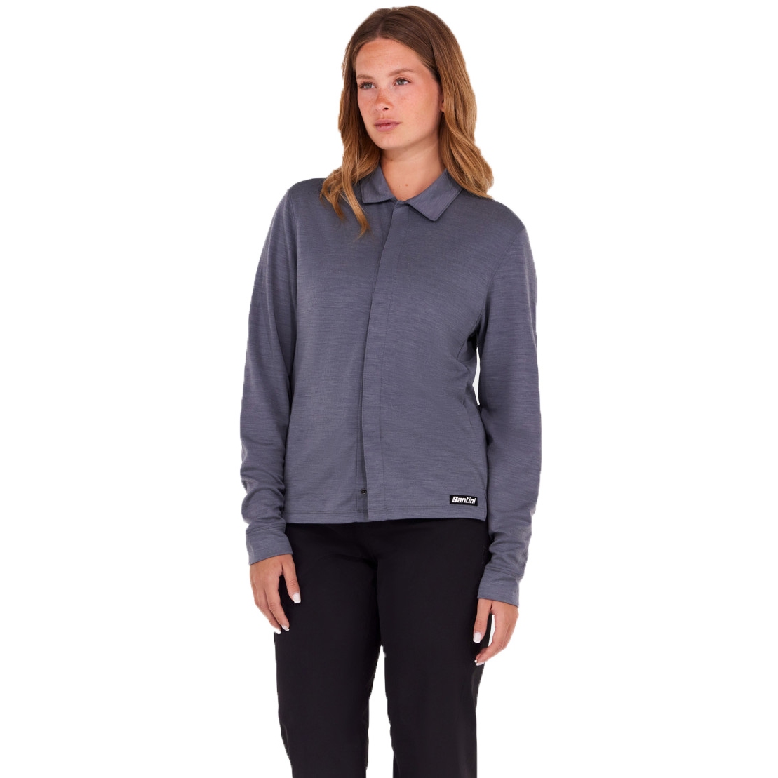 Santini Explorer Wool Shirt Unisex SP494WLXPLWOOL - grey GR | BIKE24