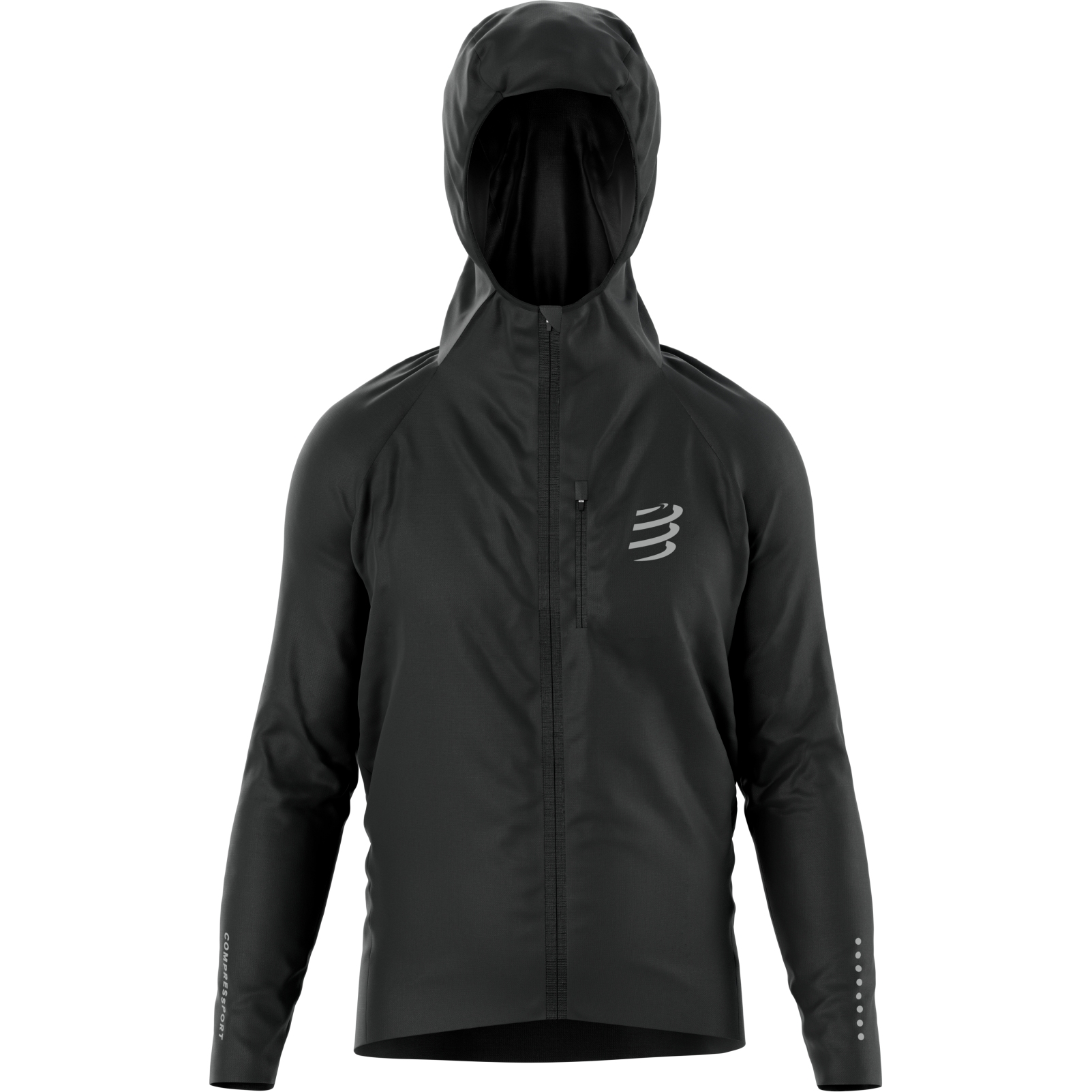 Compressport Thunderstorm Waterproof 30/60 Jacket Unisex - black | BIKE24