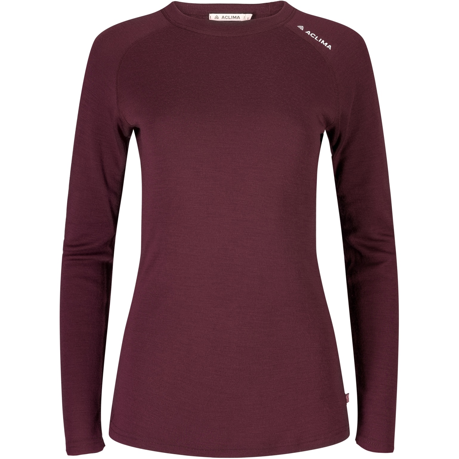Aclima WarmWool Crewneck Longsleeveshirt Women - fig | BIKE24