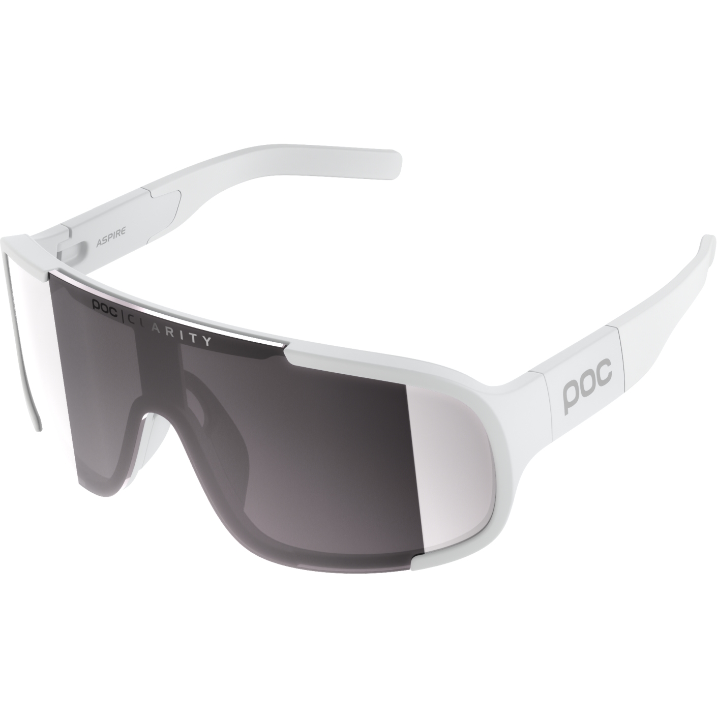 POC Aspire Brille Hydrogen White Clarity Road Sunny Silver BIKE24 POC Aspire Brille Hydrogen White Clarity Road Sunny Silver BIKE24