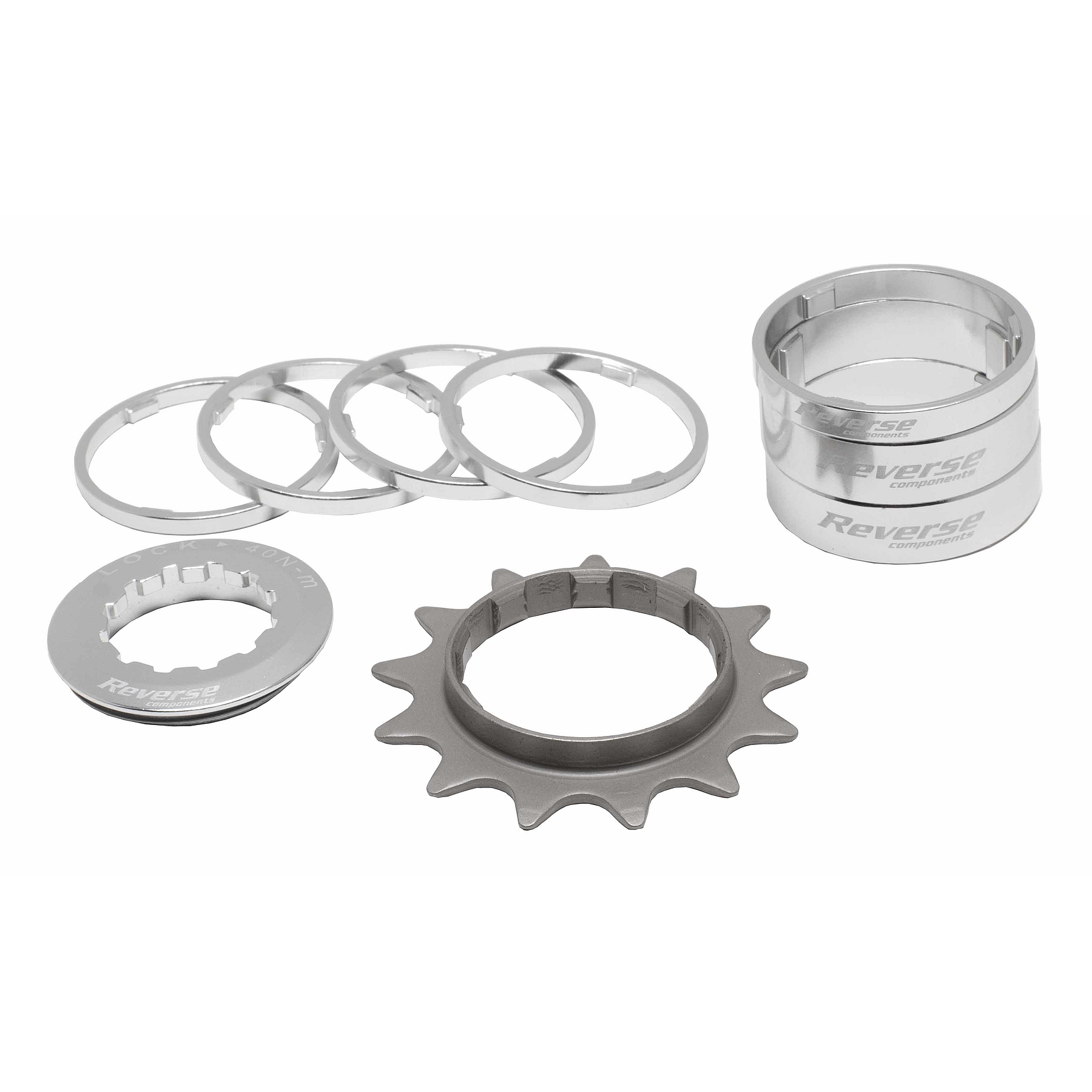 Reverse Components Single Speed Kit - silver | BIKE24