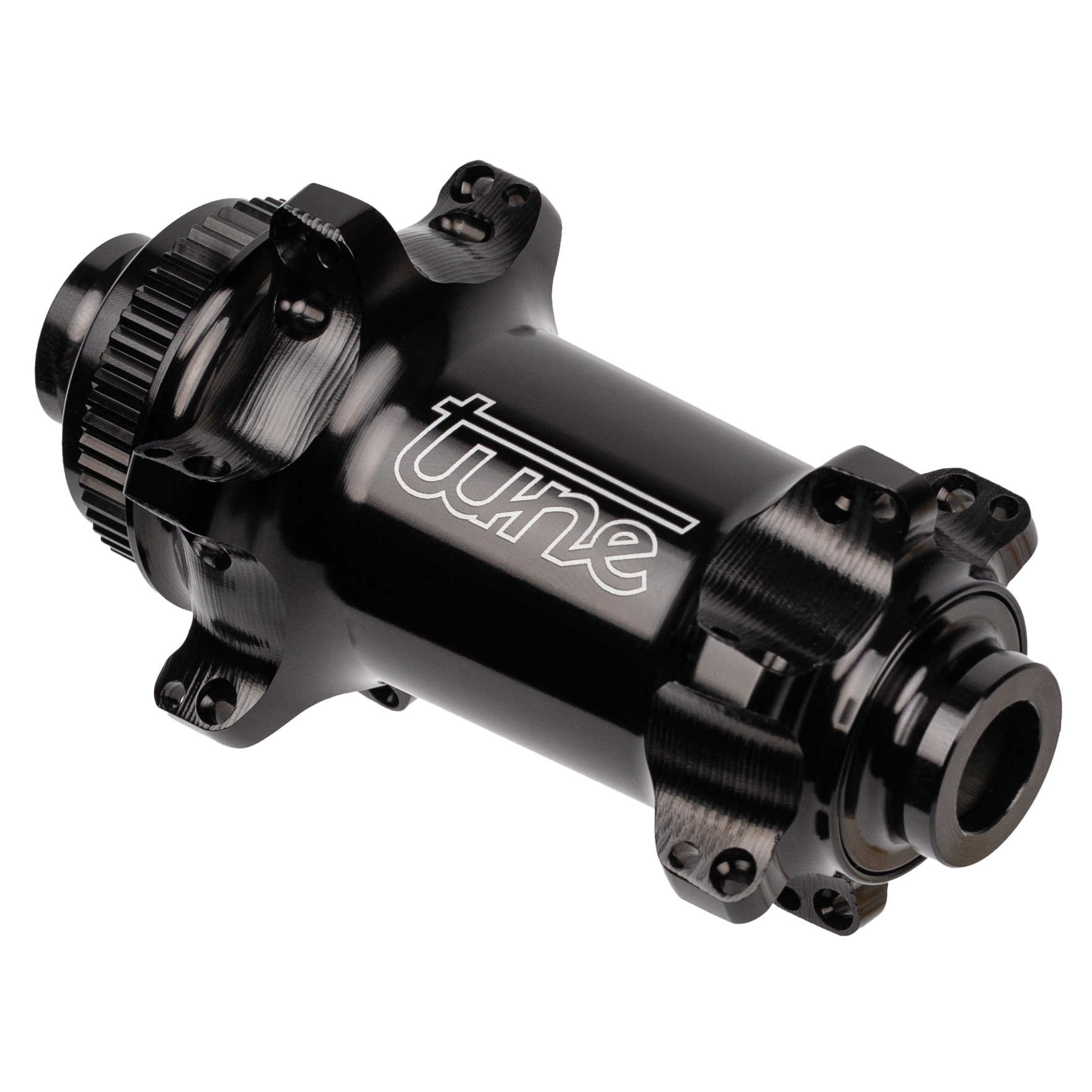 Tune Moyeu Avant - Nano CL - Roulement Standard | Centerlock | 12x100mm - 24 trous - argent