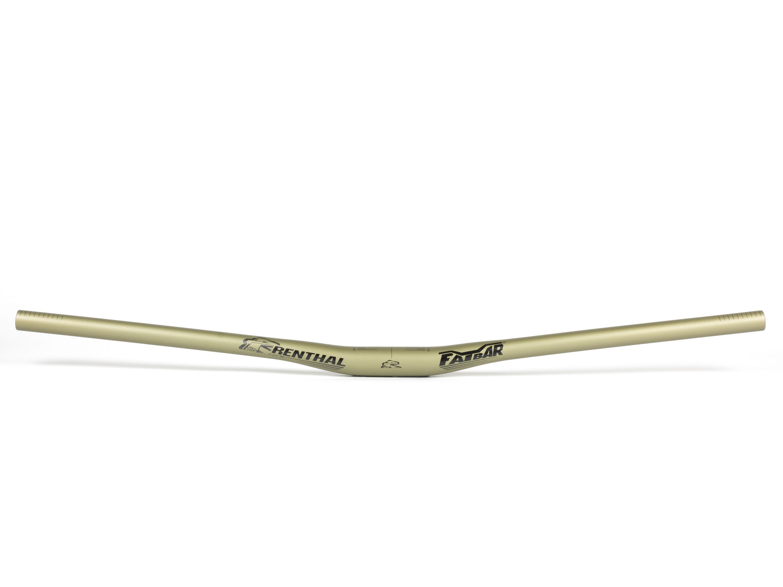 Renthal V3 Fatbar Lite Riser Manubrio - 31.8mm | 760mm - Rise 10mm | oro