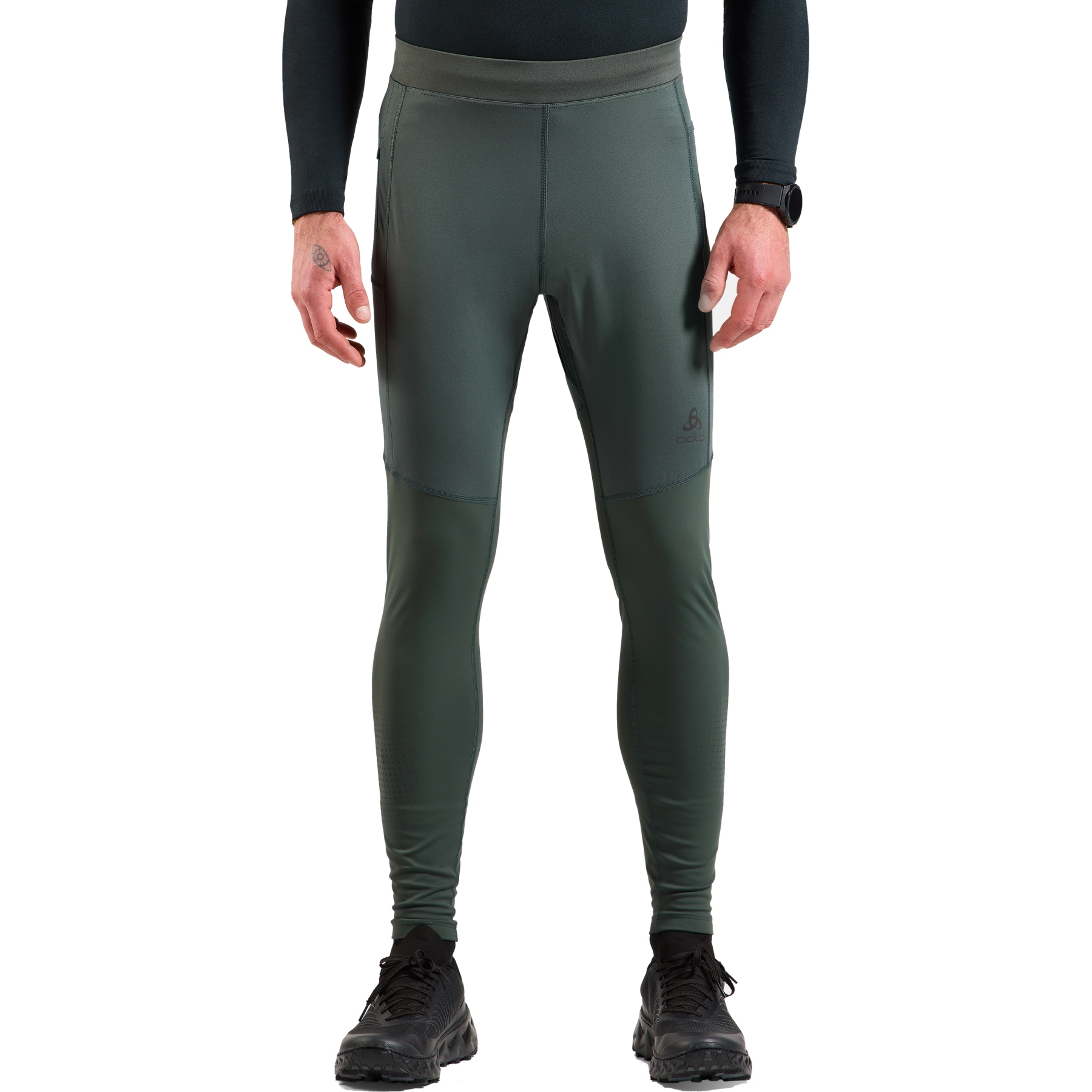 Odlo Zeroweight Warm Reflective Running Tights 2.0 Men - urban chic ...