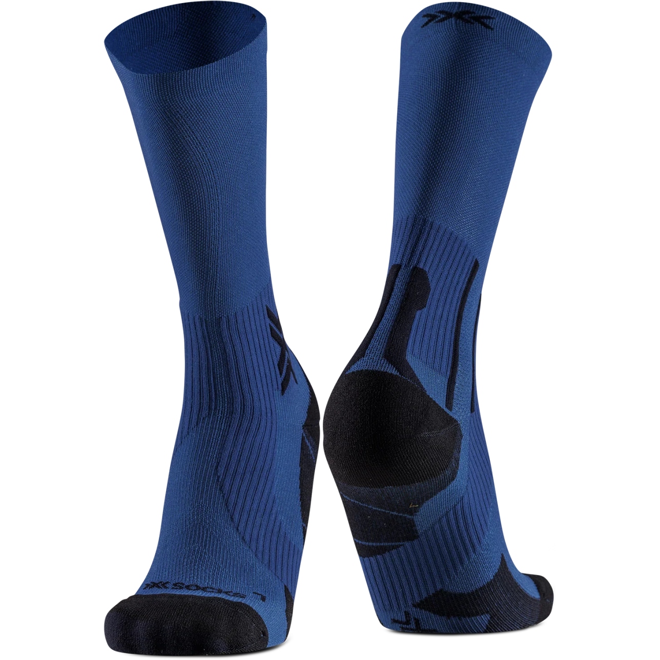 X-Socks Run Discover Crew Socks - marine/x black | BIKE24