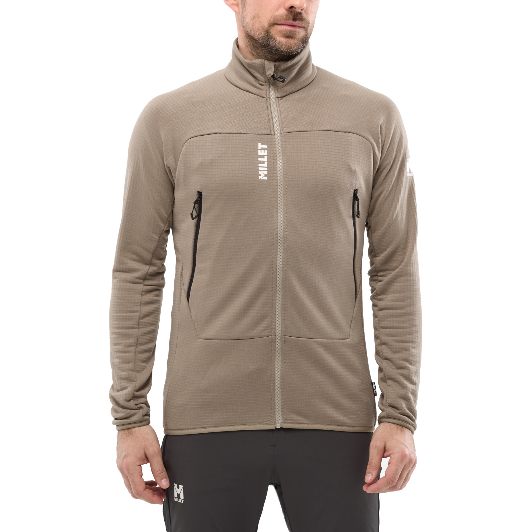 Millet Fusion Grid Fleece Jacket Men - Dorite | BIKE24