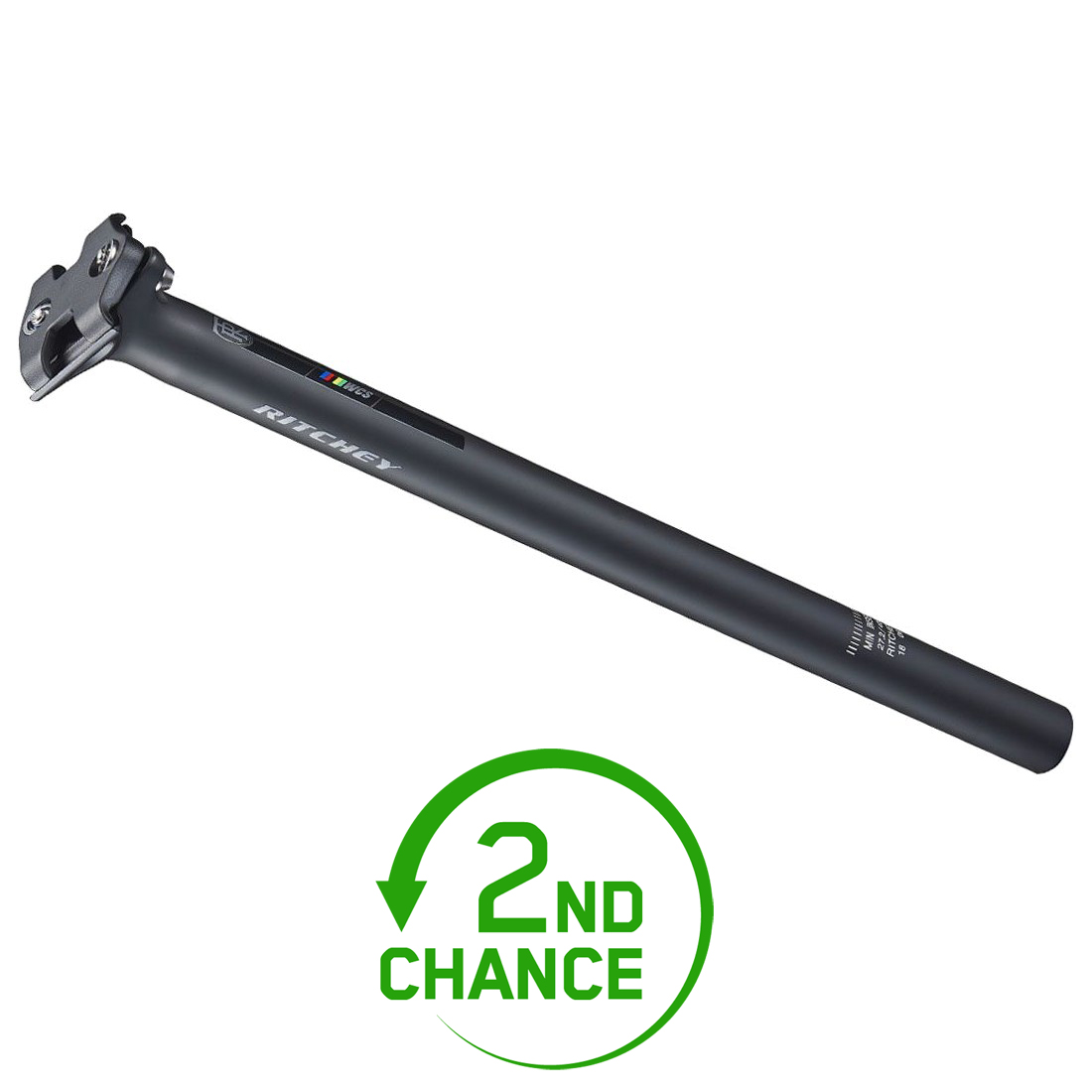 Ritchey WCS 1-Bolt Zero Sattelstütze - Blatte Black | BIKE24