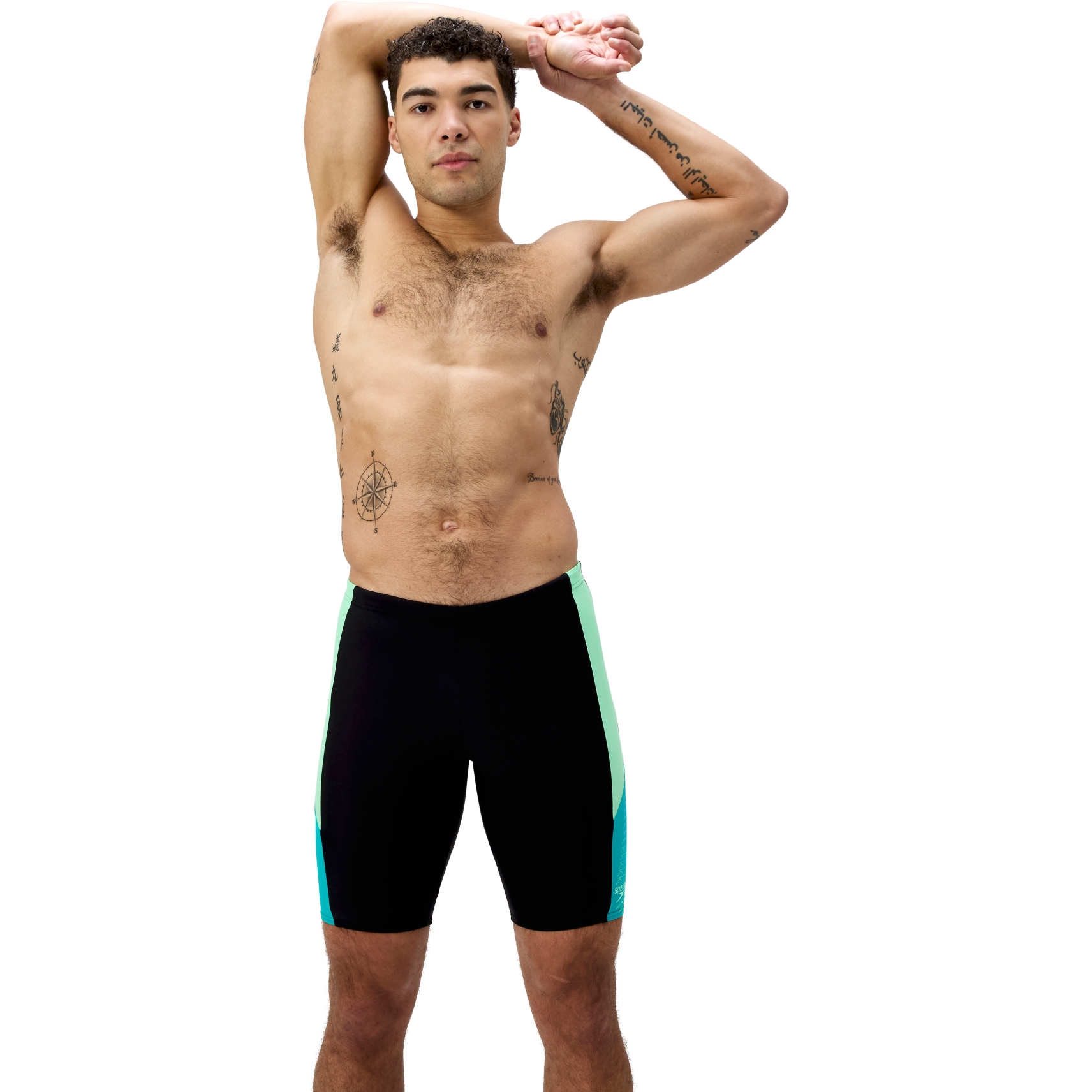 Speedo Dive Jammer Men - black/turquoise gem | BIKE24